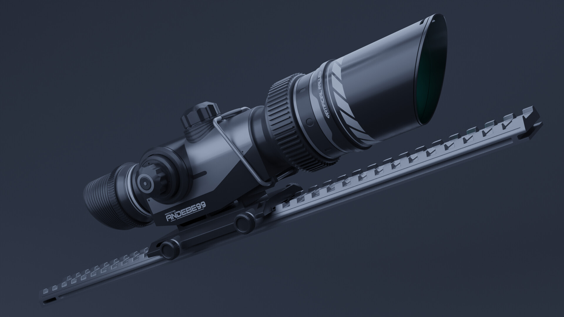 Bryan Zárate - Sci fi Rifle Scope