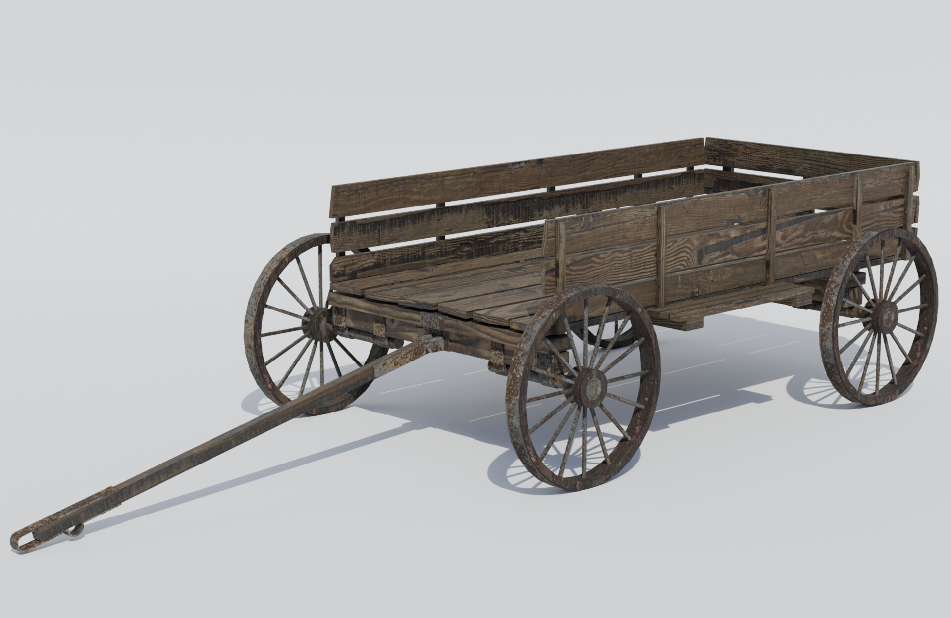 ArtStation - Wooden Cart