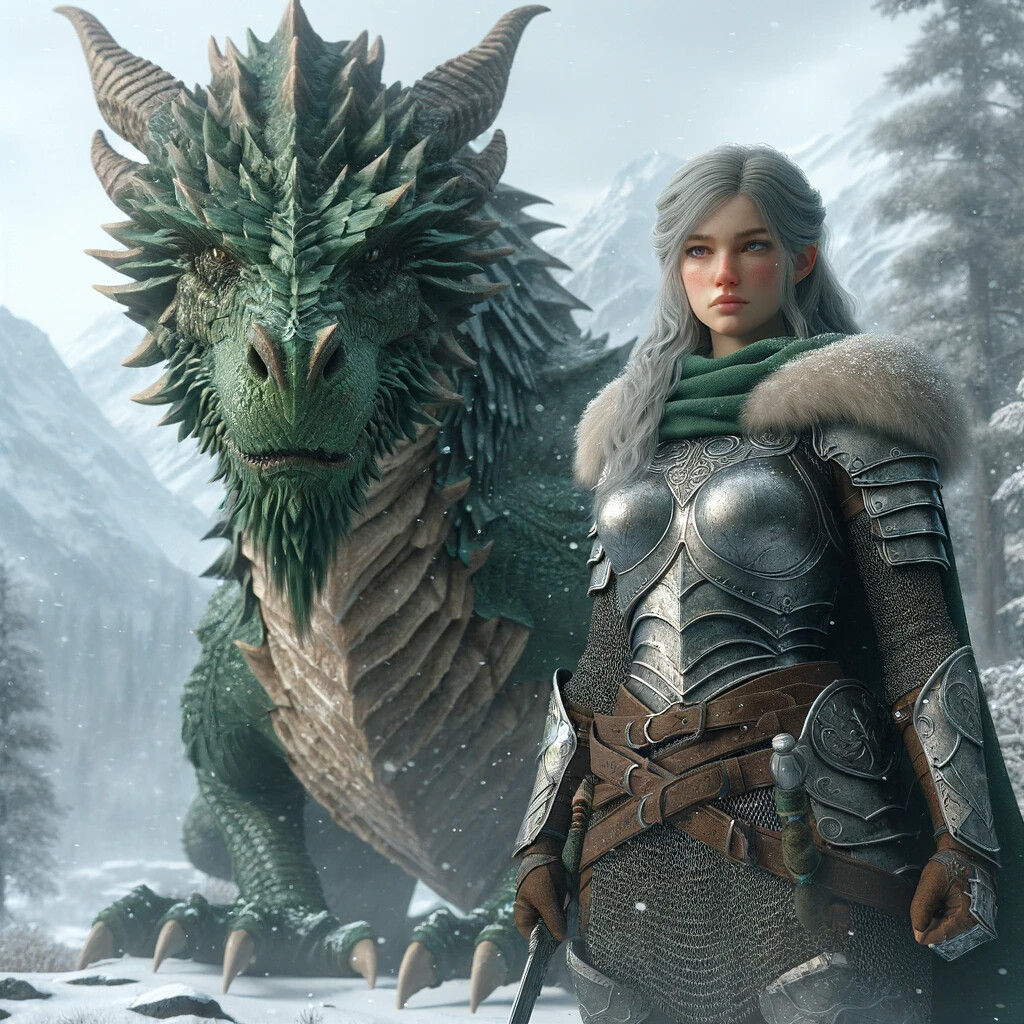 ArtStation - Dragons and their riders