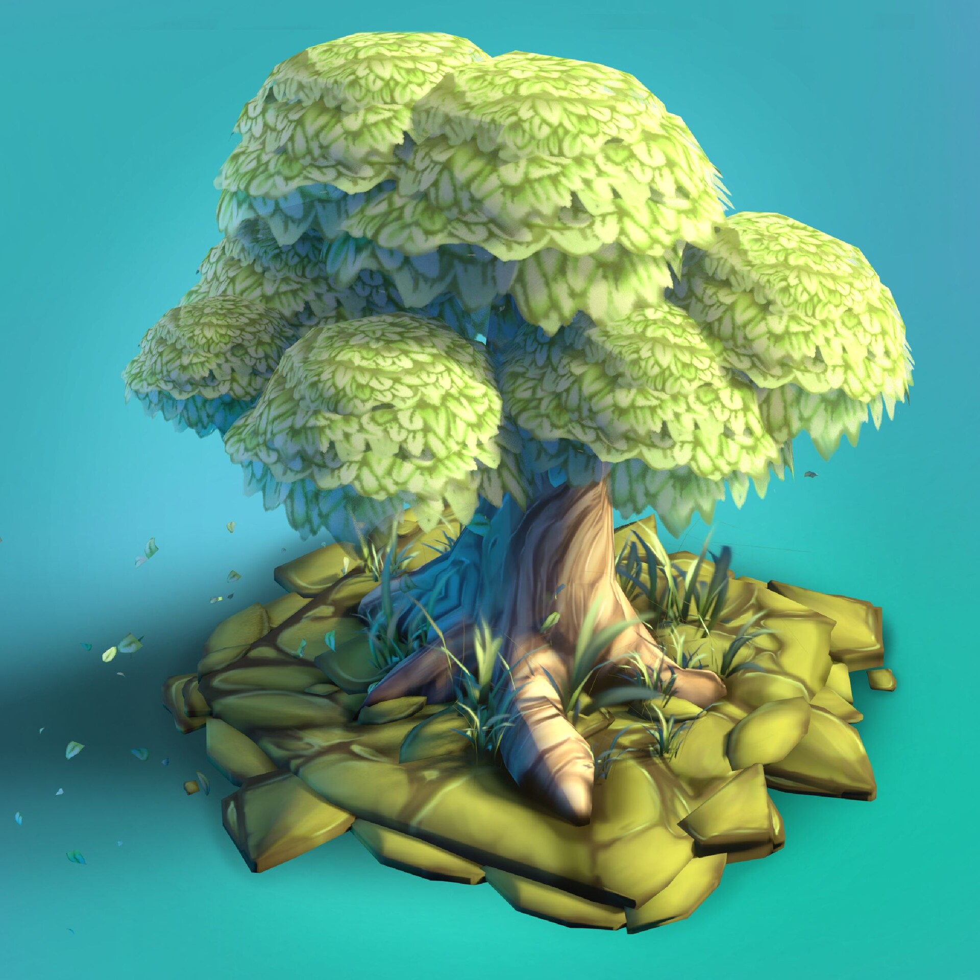ArtStation - Stylized Tree