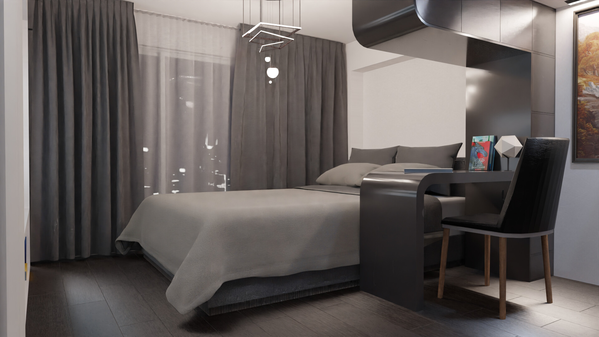 ArtStation - HDB Bedroom Render