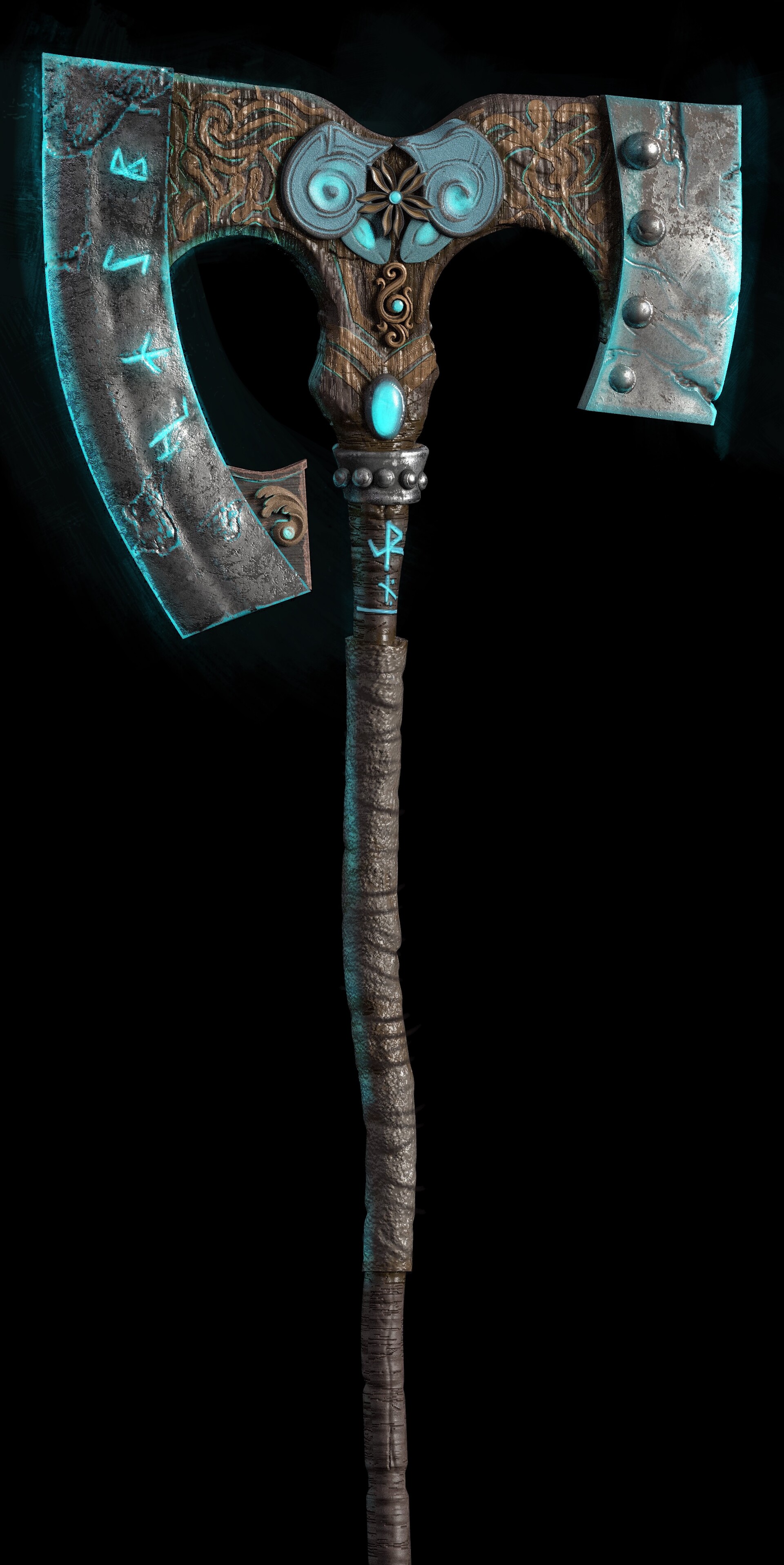 ArtStation - High Res Axe modelling