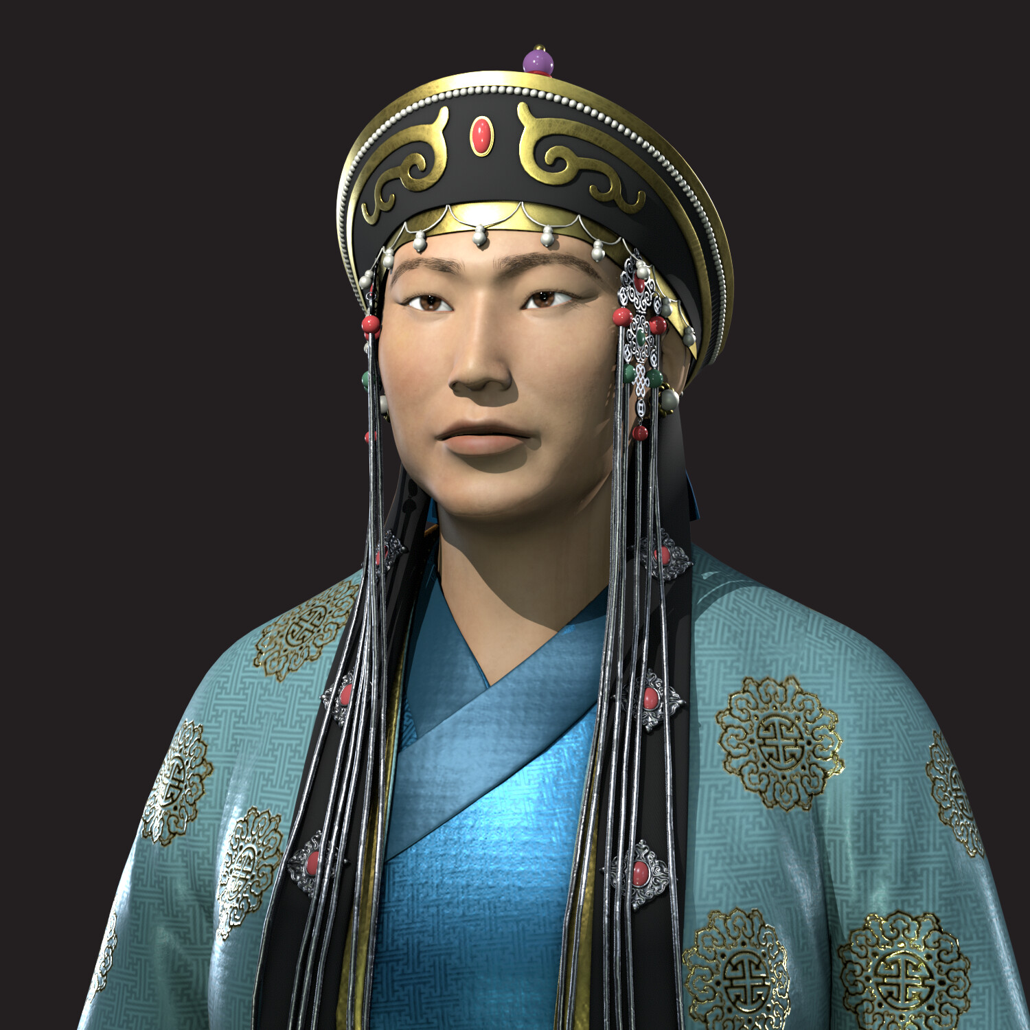 ArtStation - 15 century Mongolian Queen