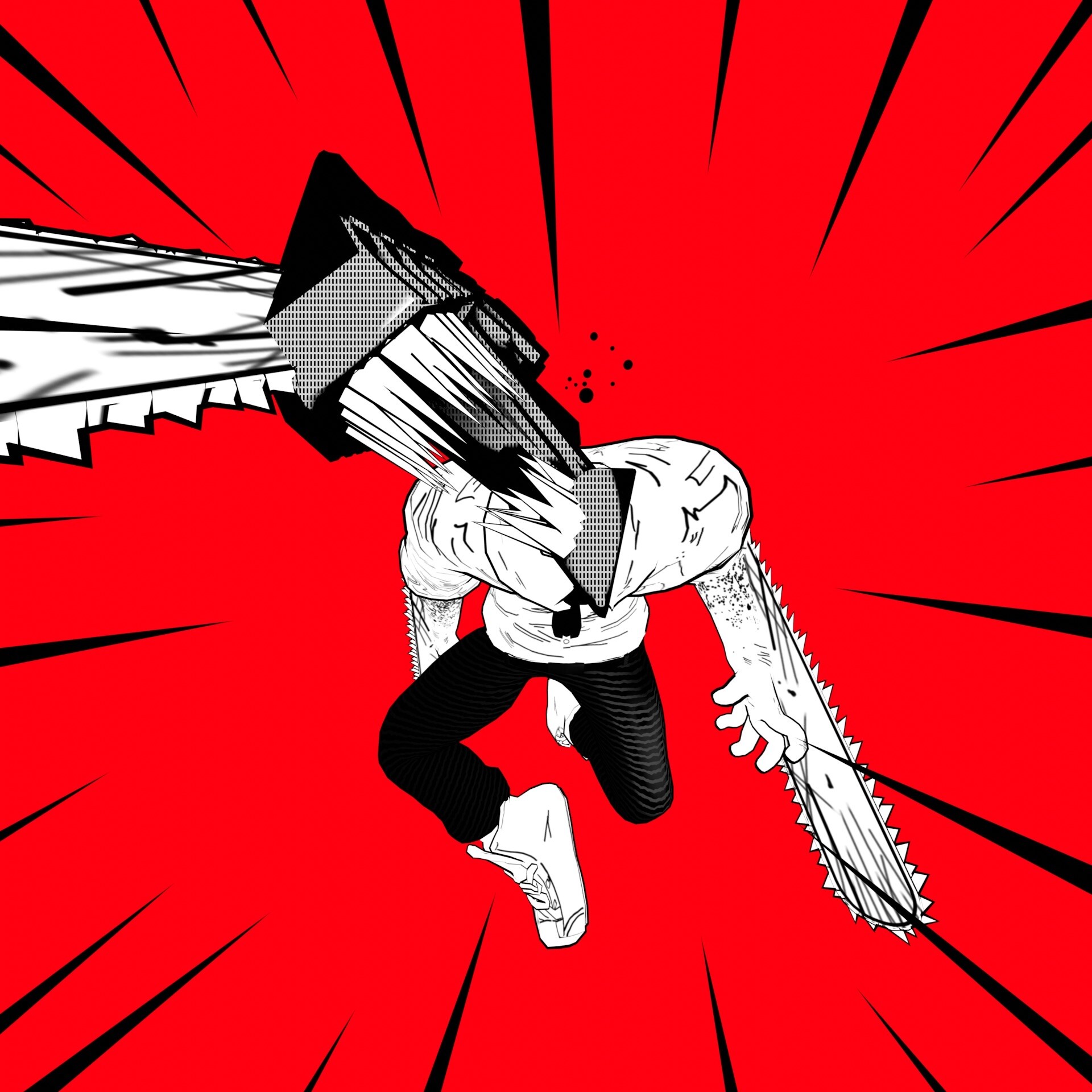 ArtStation - Chainsaw man 3D model