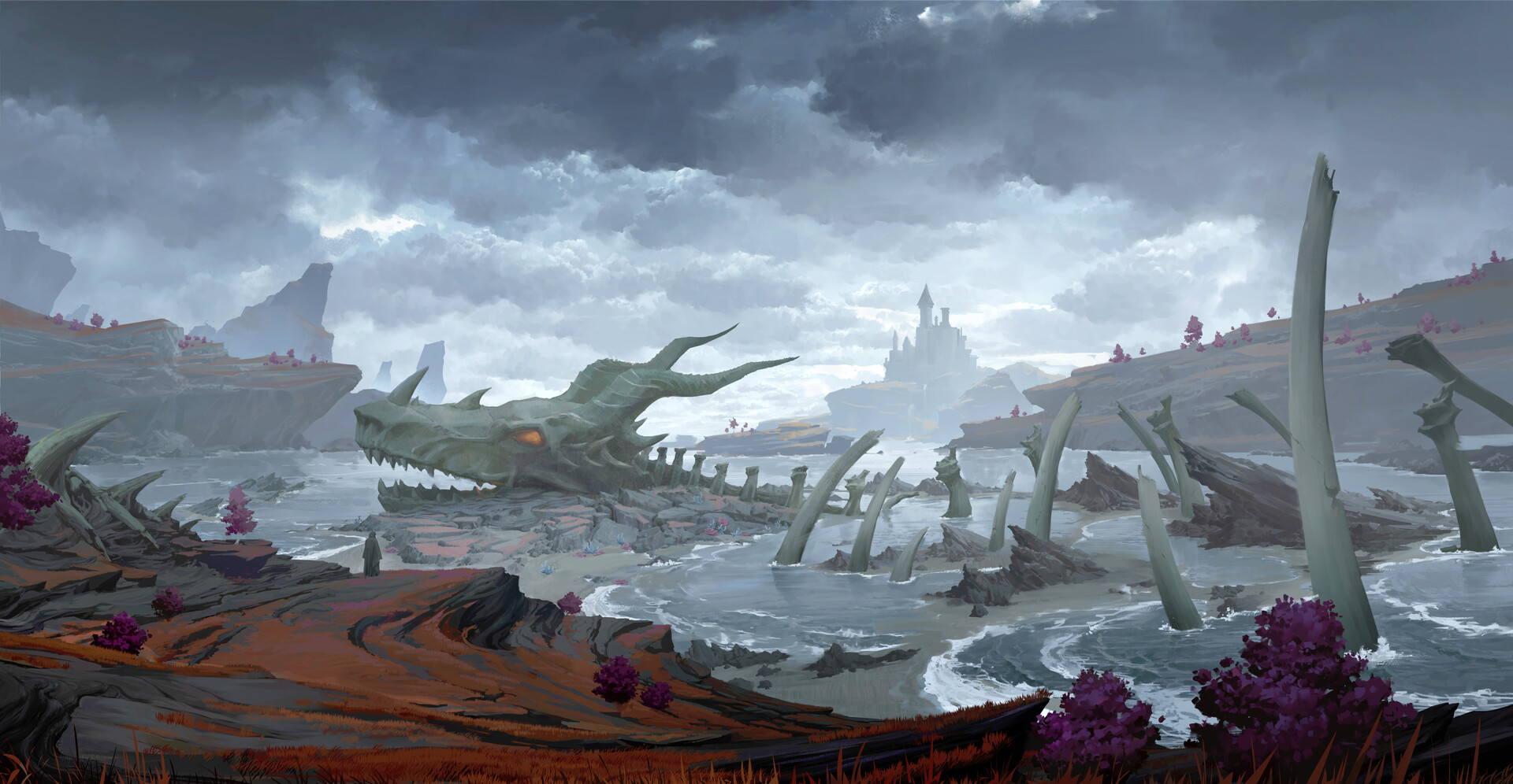 ArtStation - Ancient dragon remains