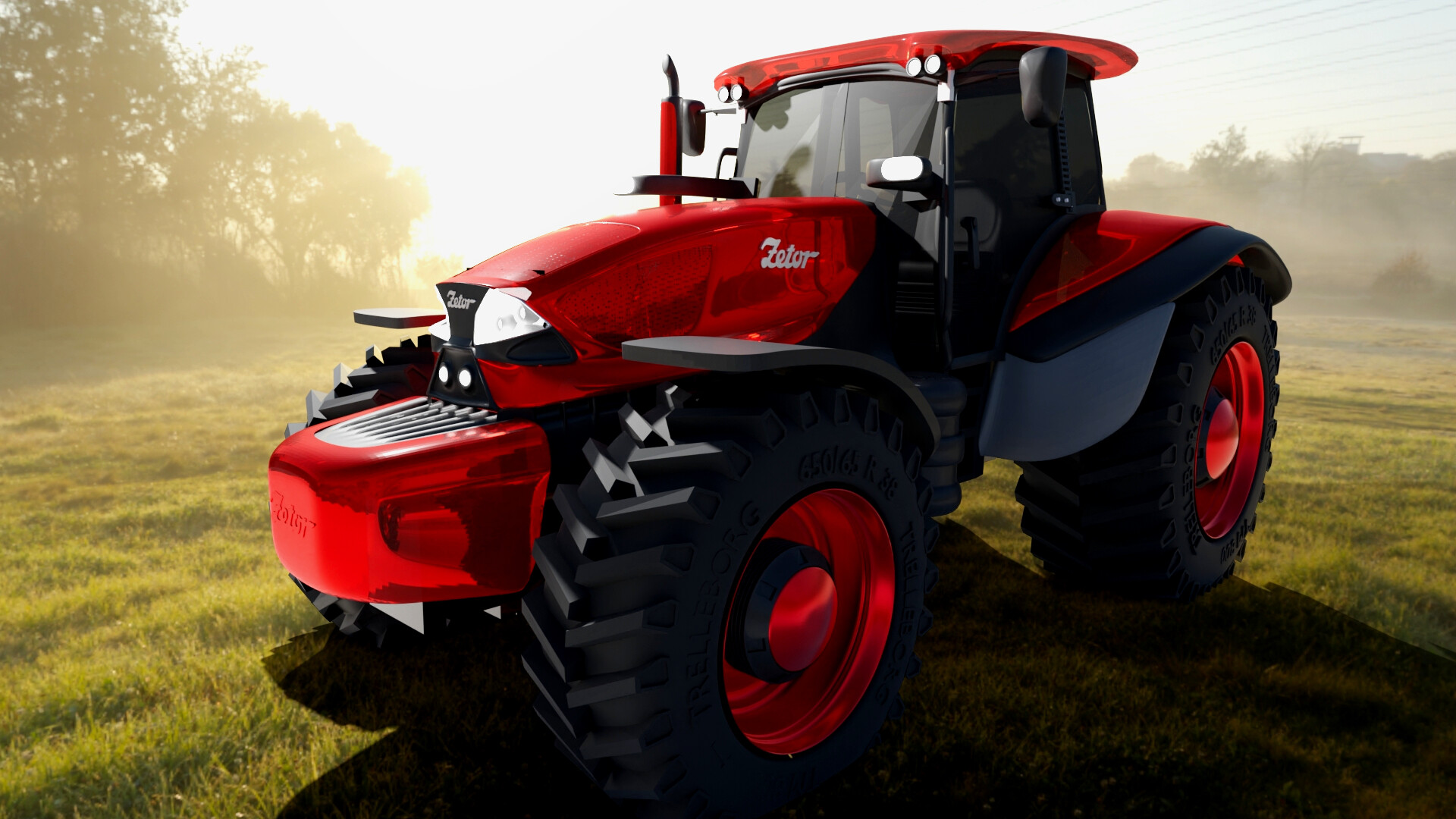ArtStation - Zetor Tractor by Pininfarina