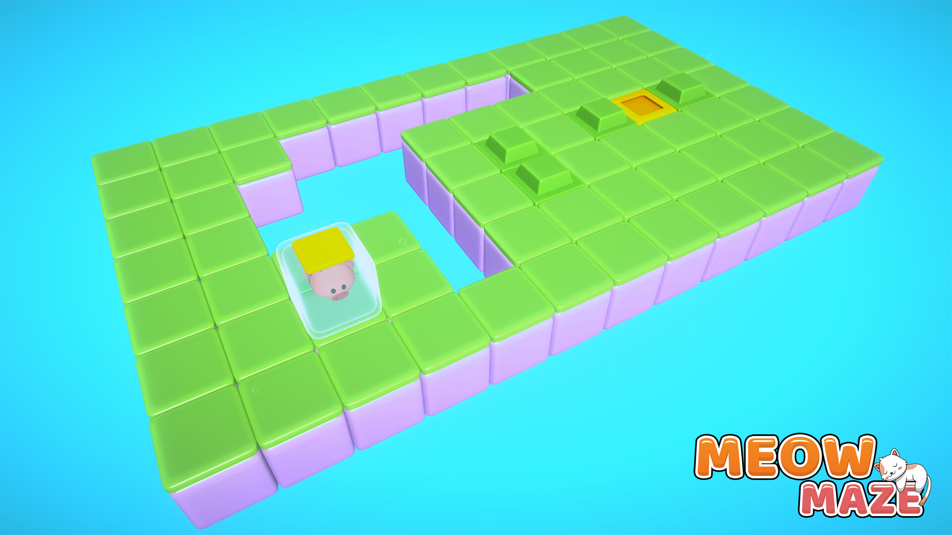 Ateeq Rafiq - Meow Maze Game Art