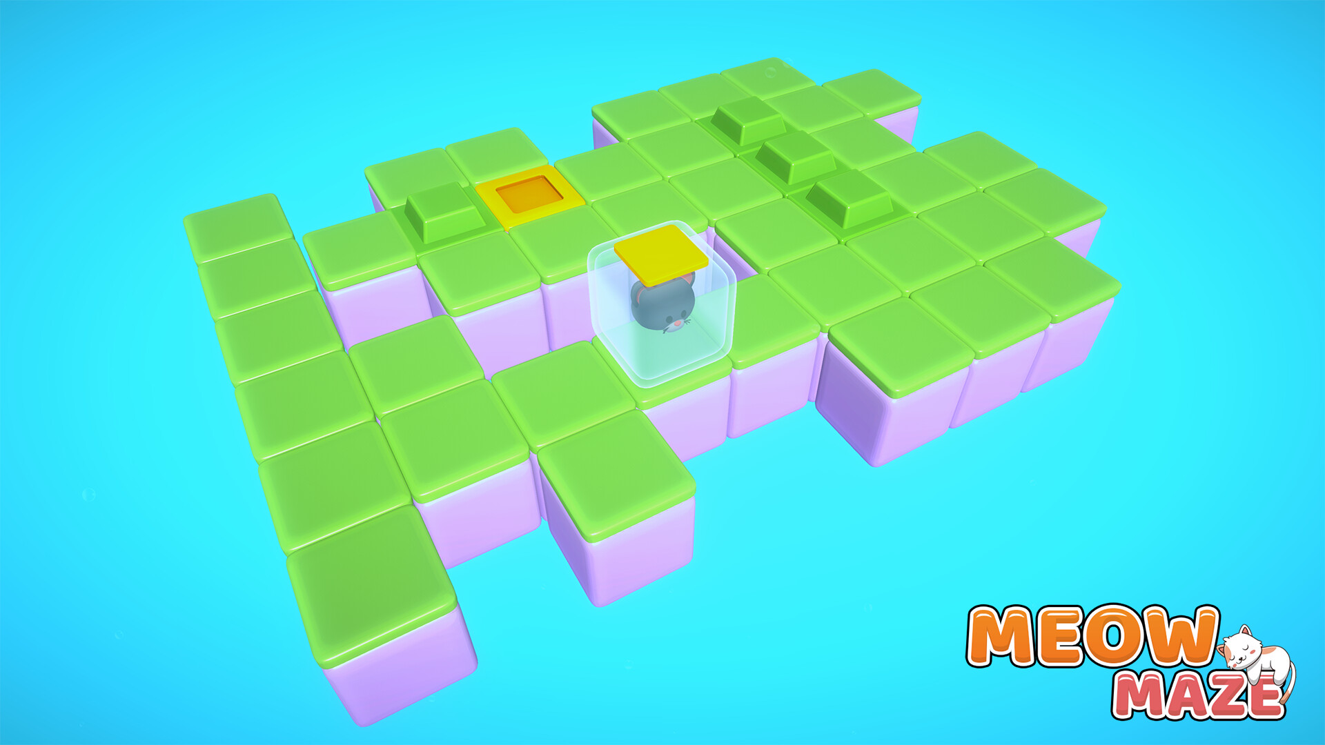 Ateeq Rafiq - Meow Maze Game Art