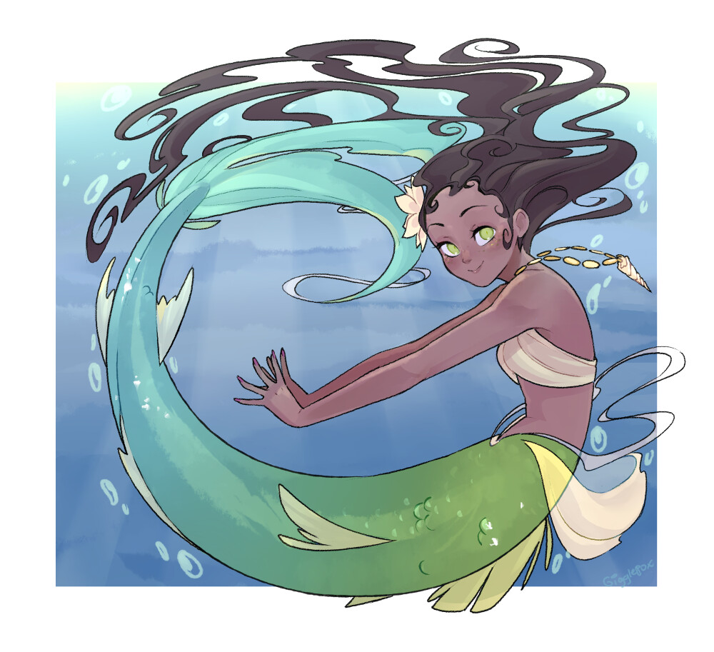 ArtStation - Mermaid Princess Character Concept