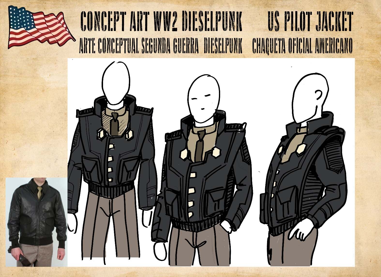 ArtStation - dieselpunk concept art ww2 1