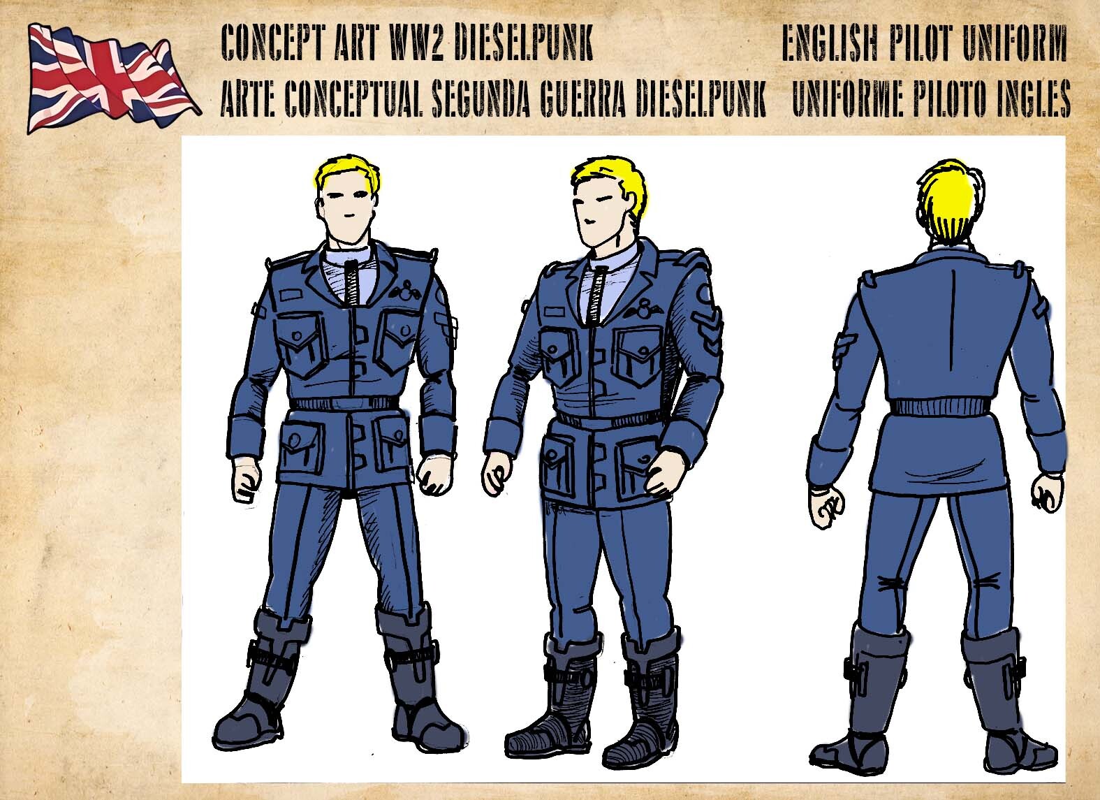 ArtStation - dieselpunk concept art ww2 8