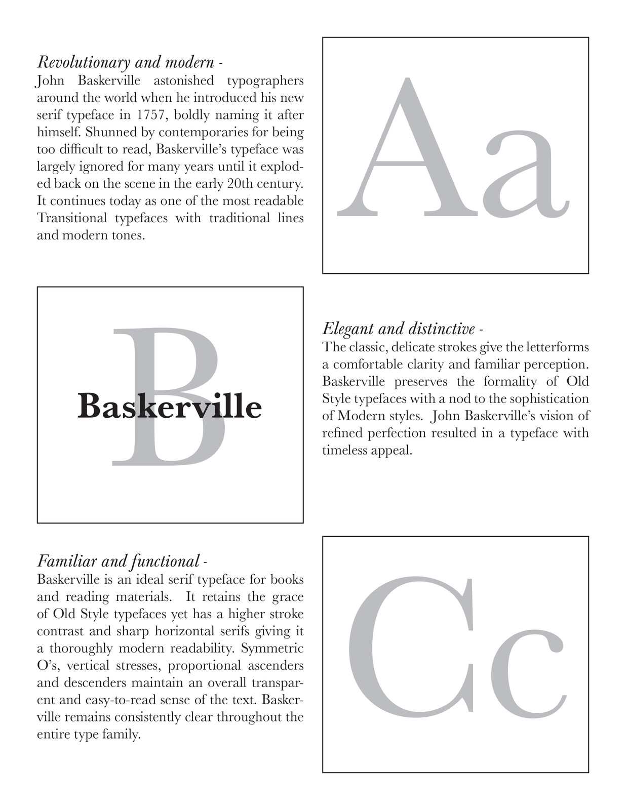 Steve Devaney - Baskerville InDesign