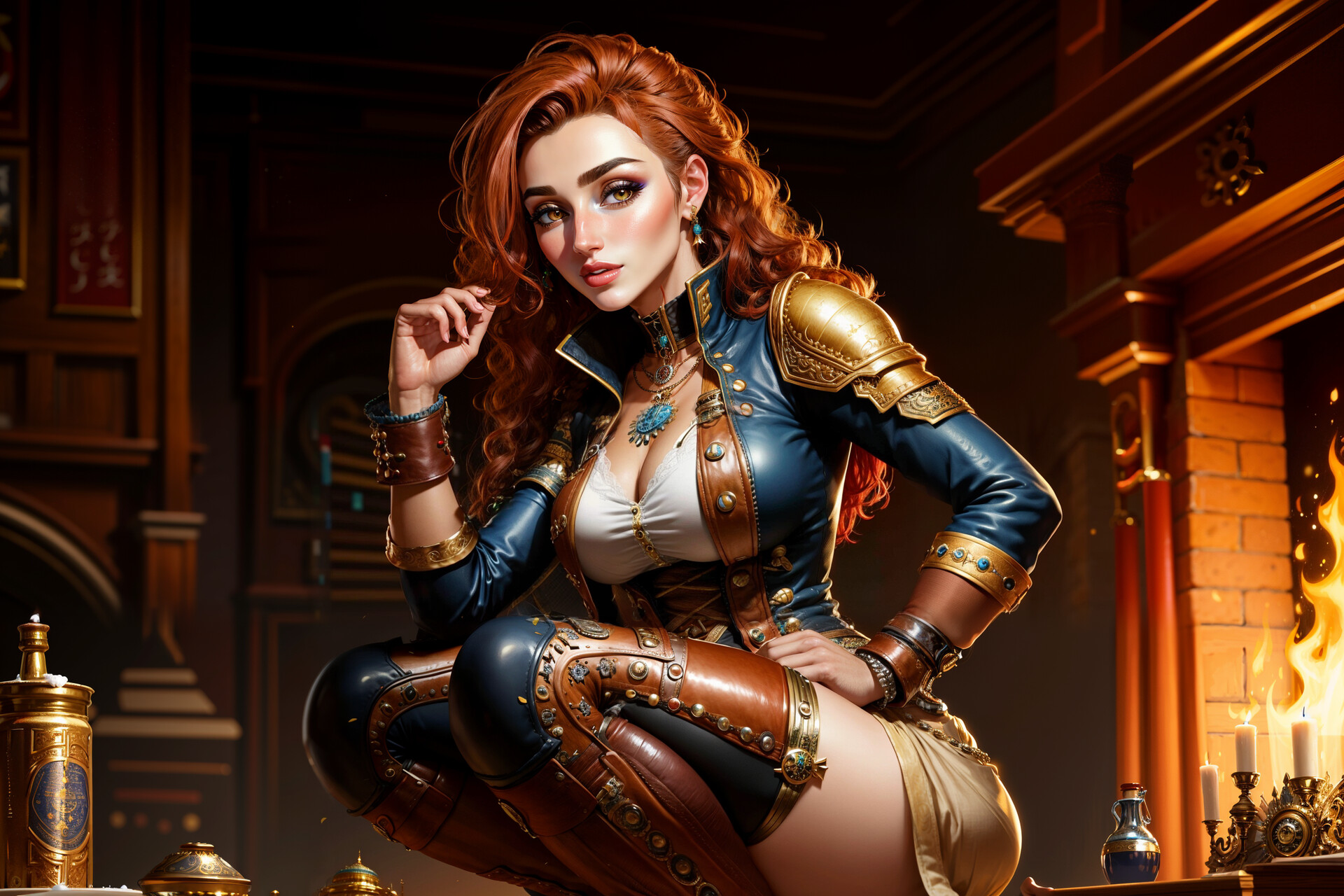 ArtStation - SteamPunk Woman