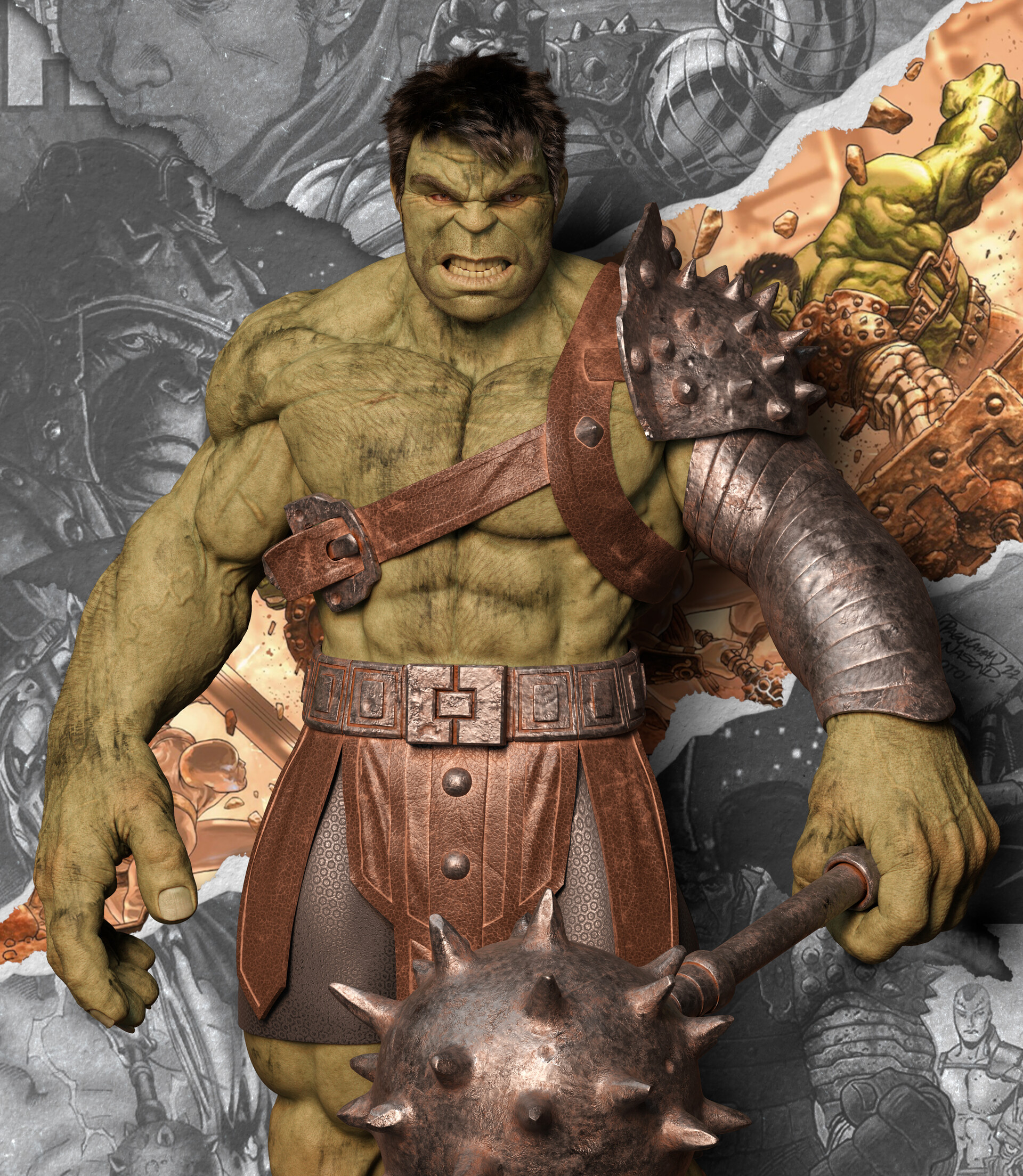 ArtStation - PLANET HULK.