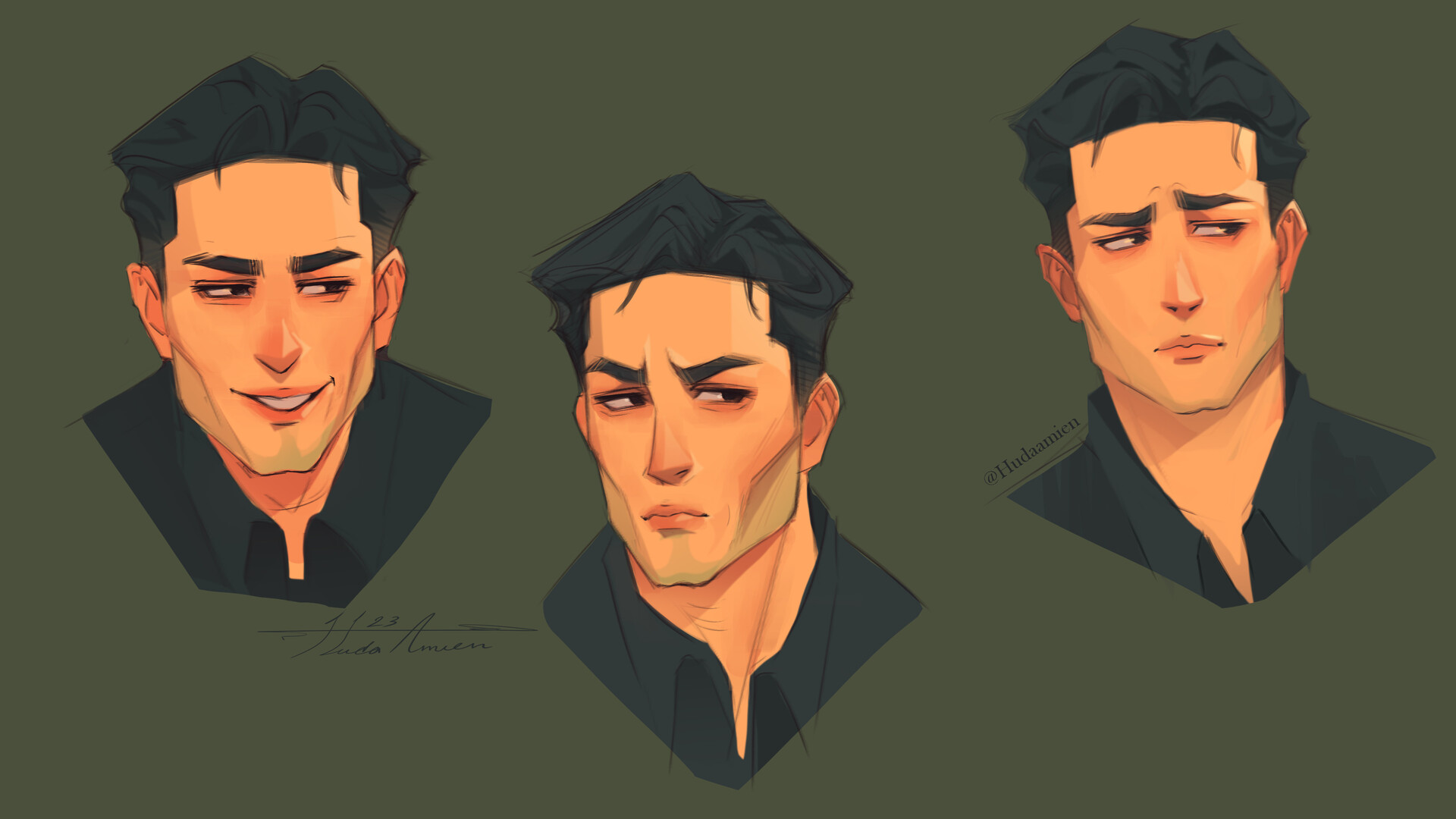 ArtStation - expression sheet
