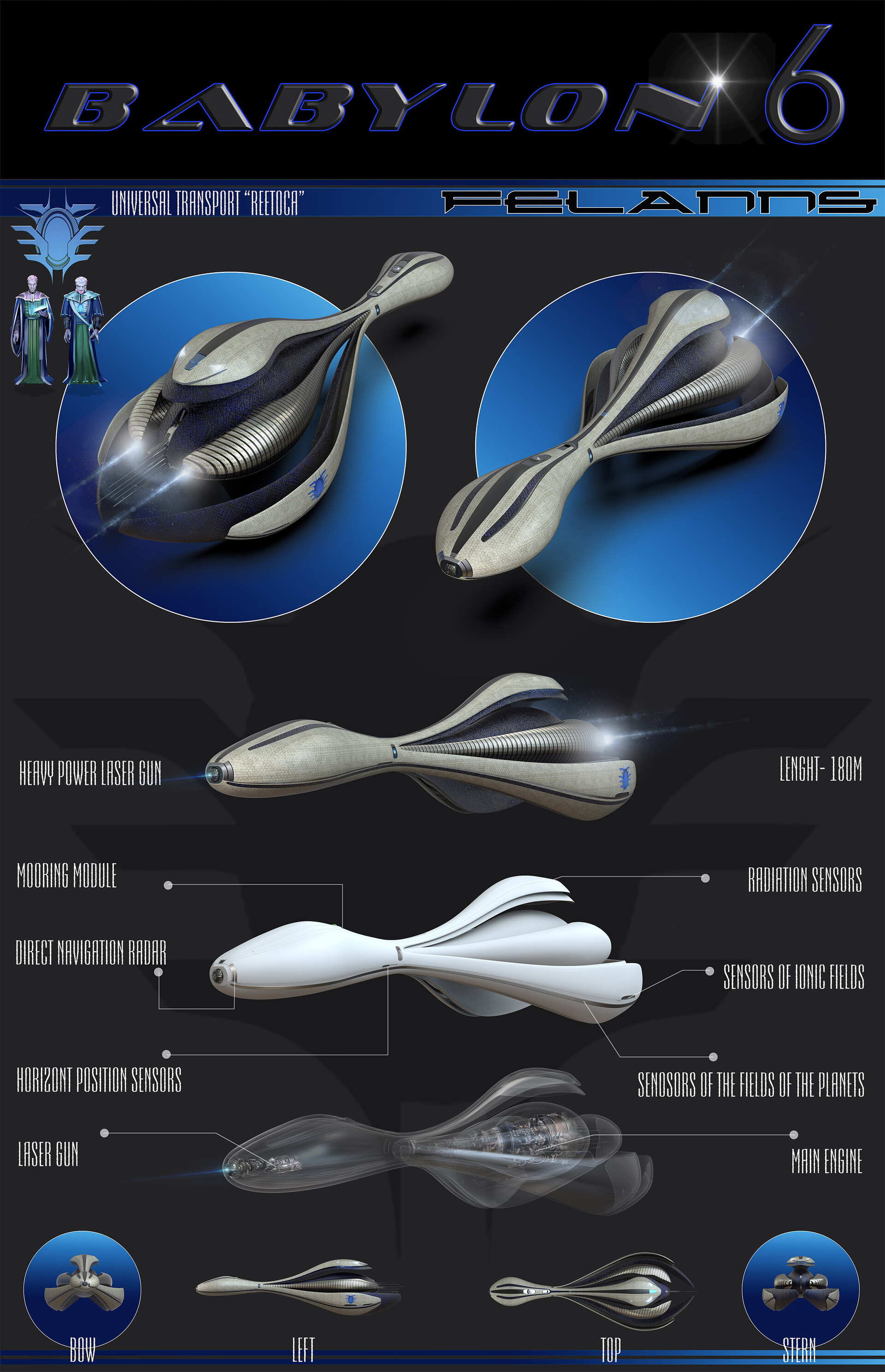 ArtStation - Ship for BABYLON 6