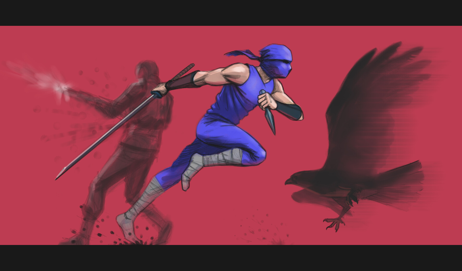 ArtStation - ninja attack