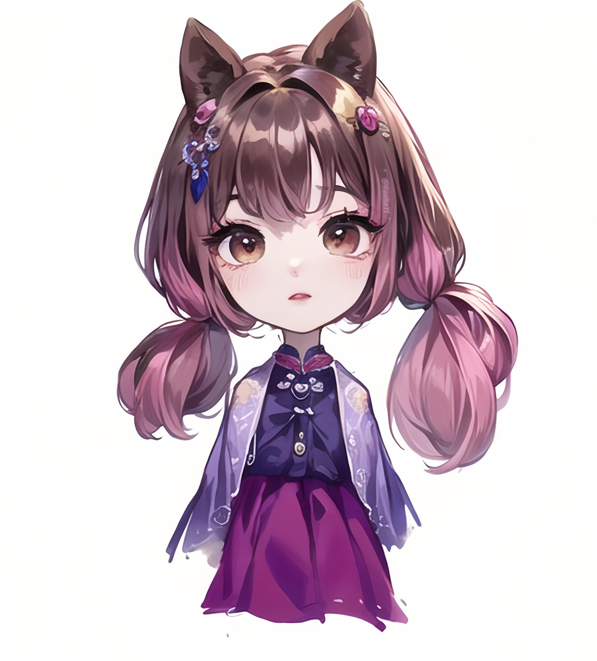 ArtStation - chibi neko