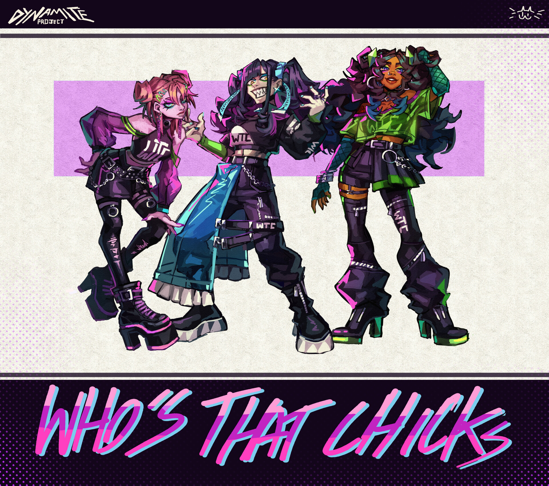 ArtStation - [ DYNAMITE project ] team 3 : Who's That Chicks