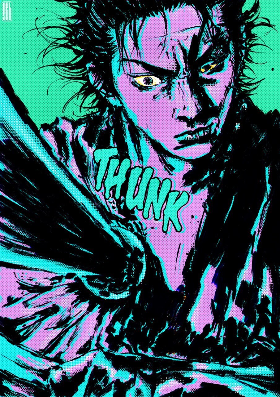 ArtStation - Vagabond - Musashi vs Inshun