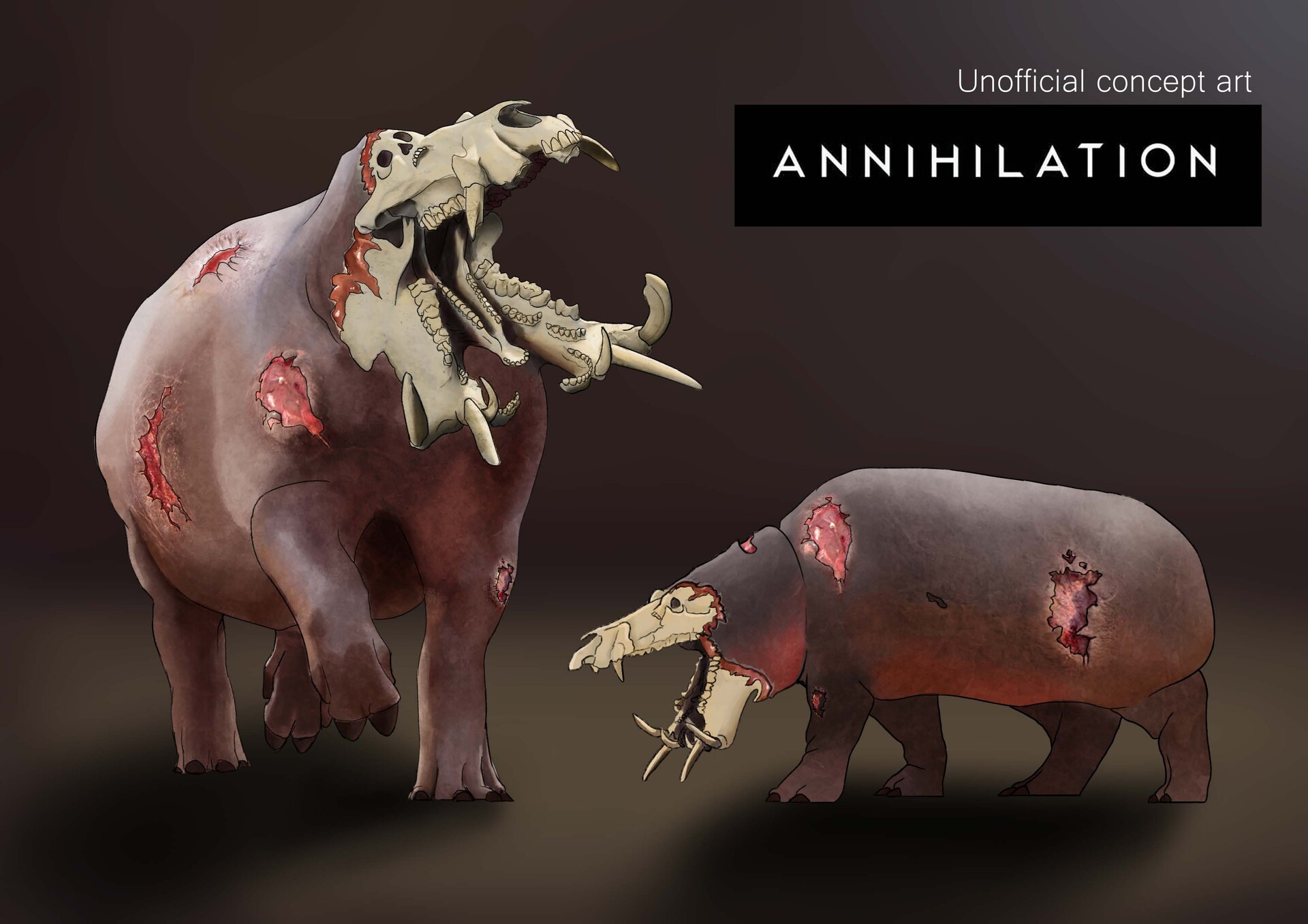 ArtStation - Mutated Hippo - Creature Concept