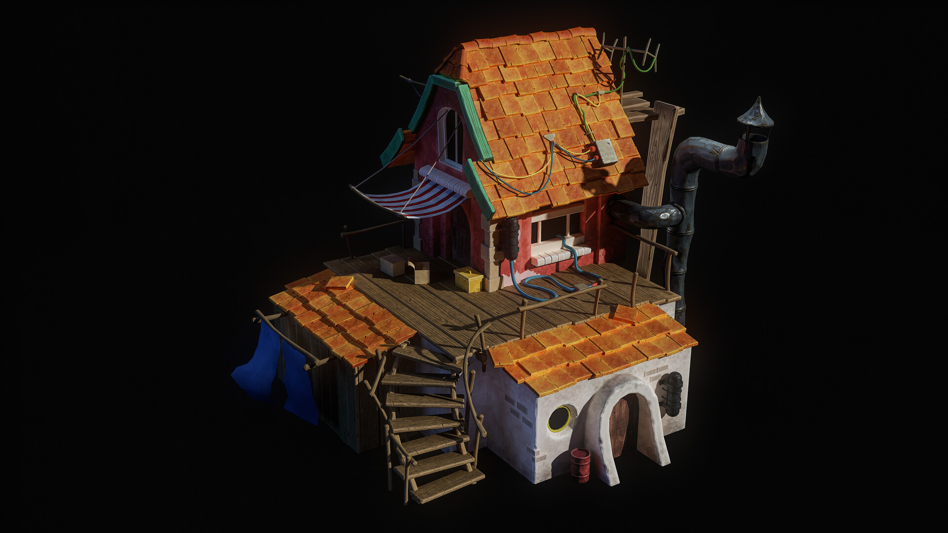 ArtStation - Stylized House