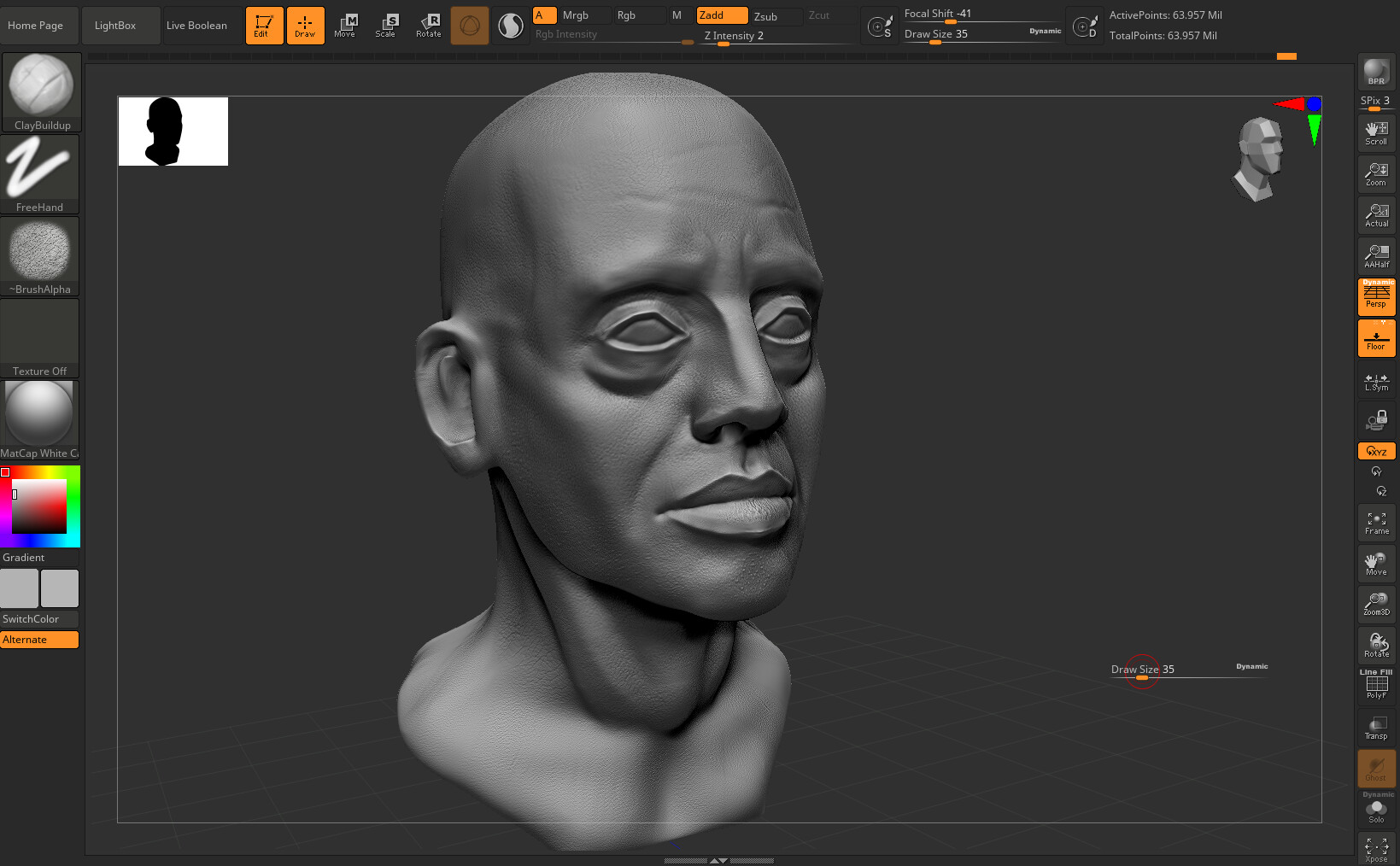 ArtStation - HUMAN FACE SCULPT