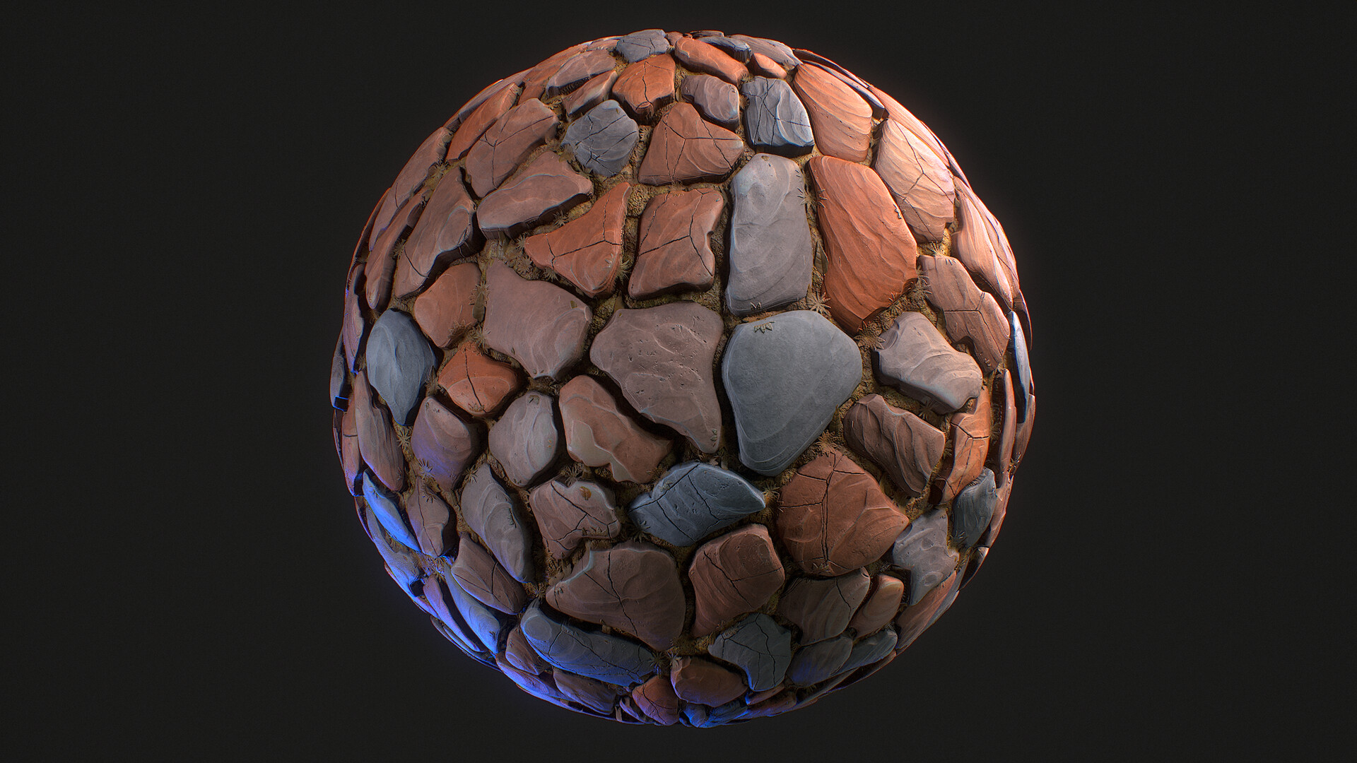 ArtStation - Stylized Natural Cobblestone