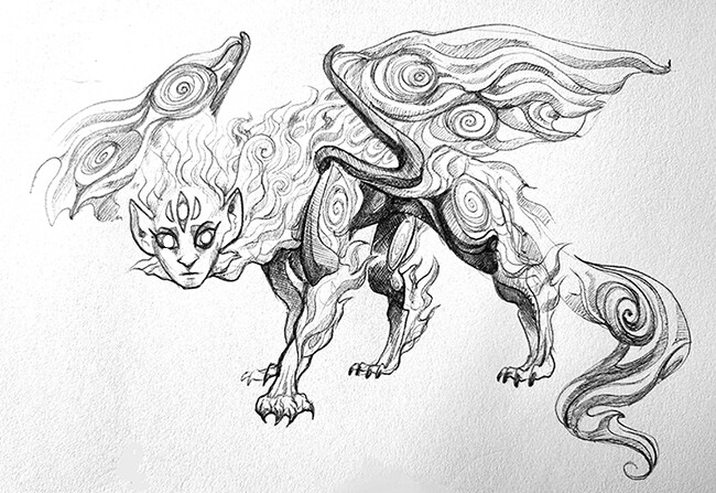 ArtStation - Creature Concept 18- Sphinx