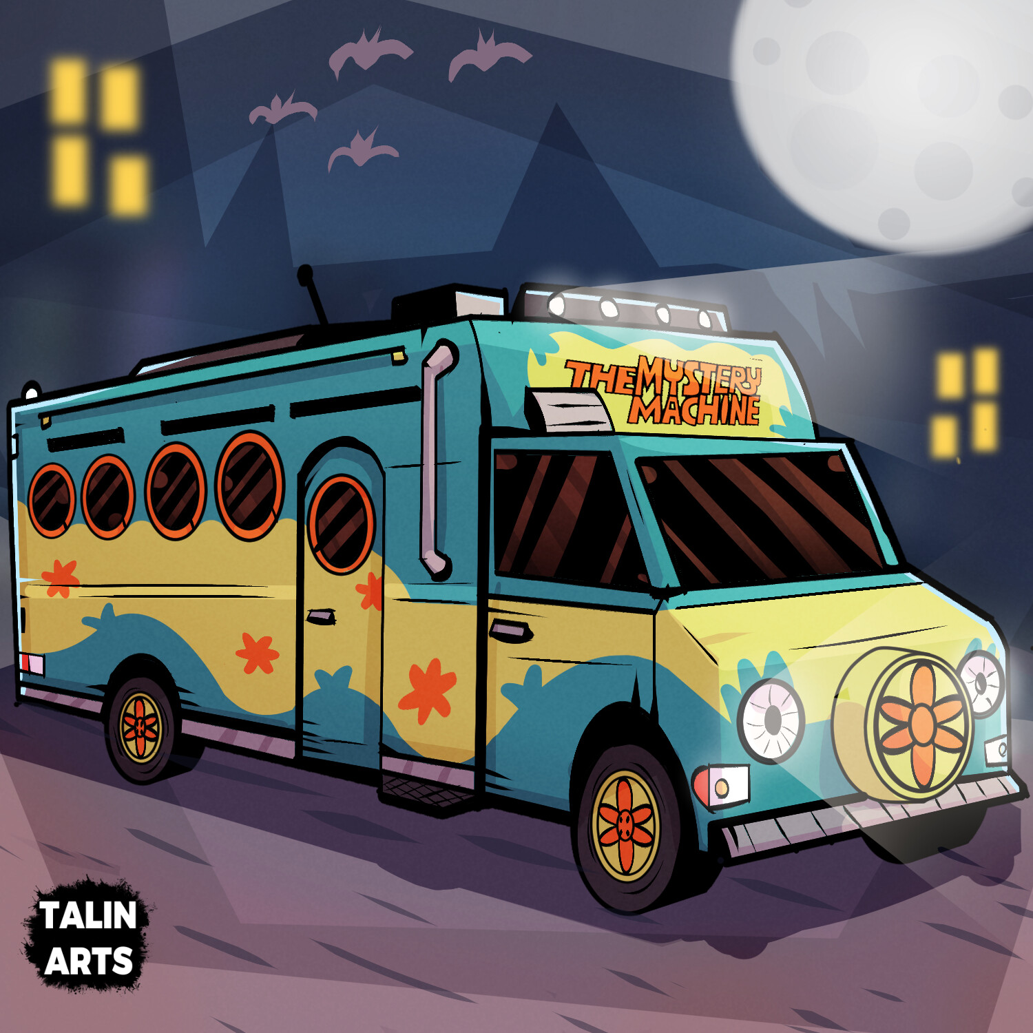 talin Desenhos - THE MISTERY MACHINE
