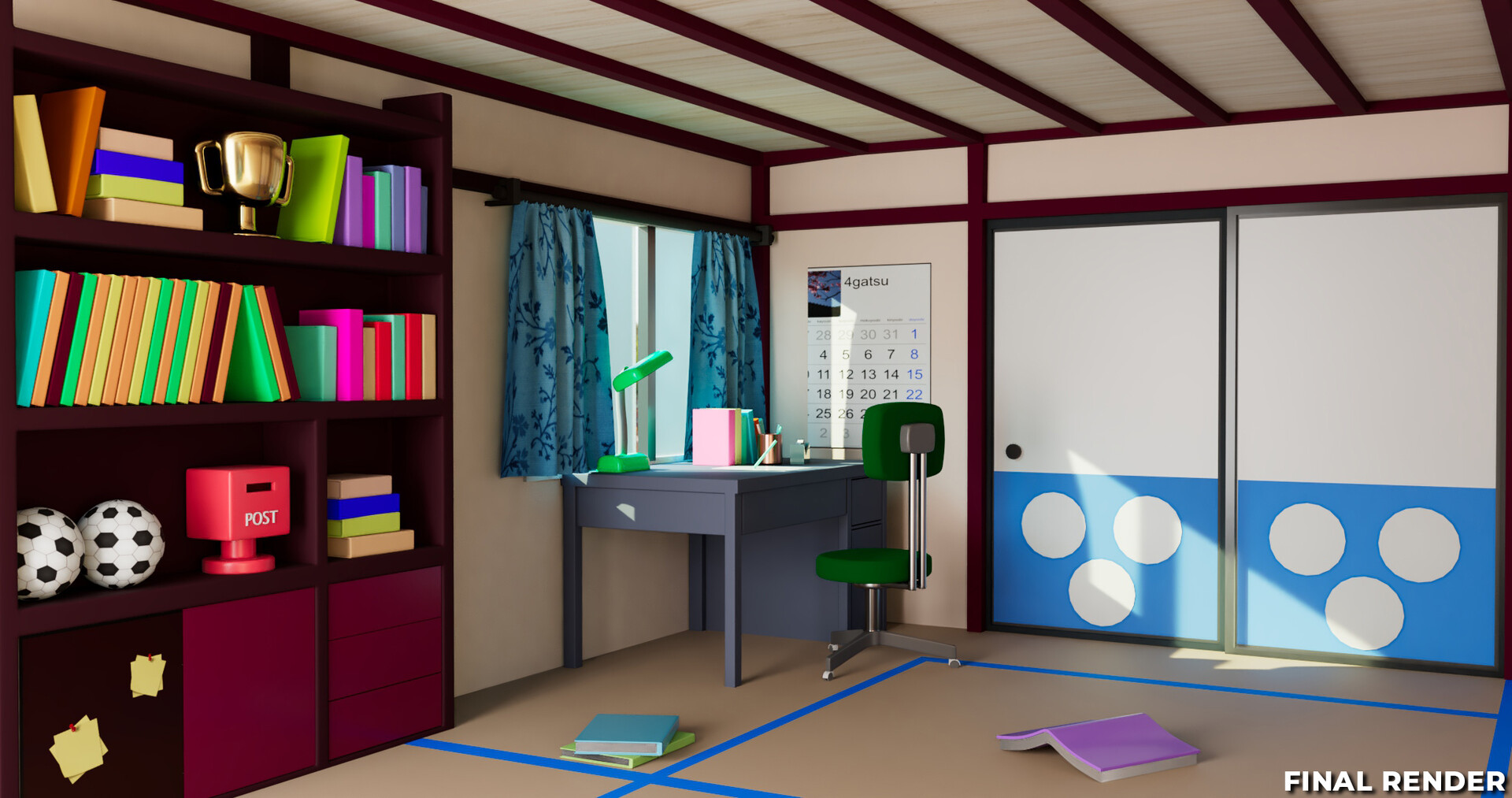 ArtStation - Nobita's Room