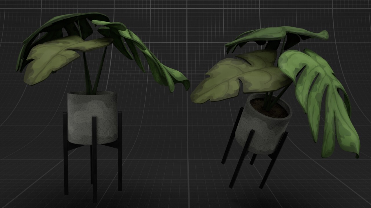ArtStation - Textured Plant