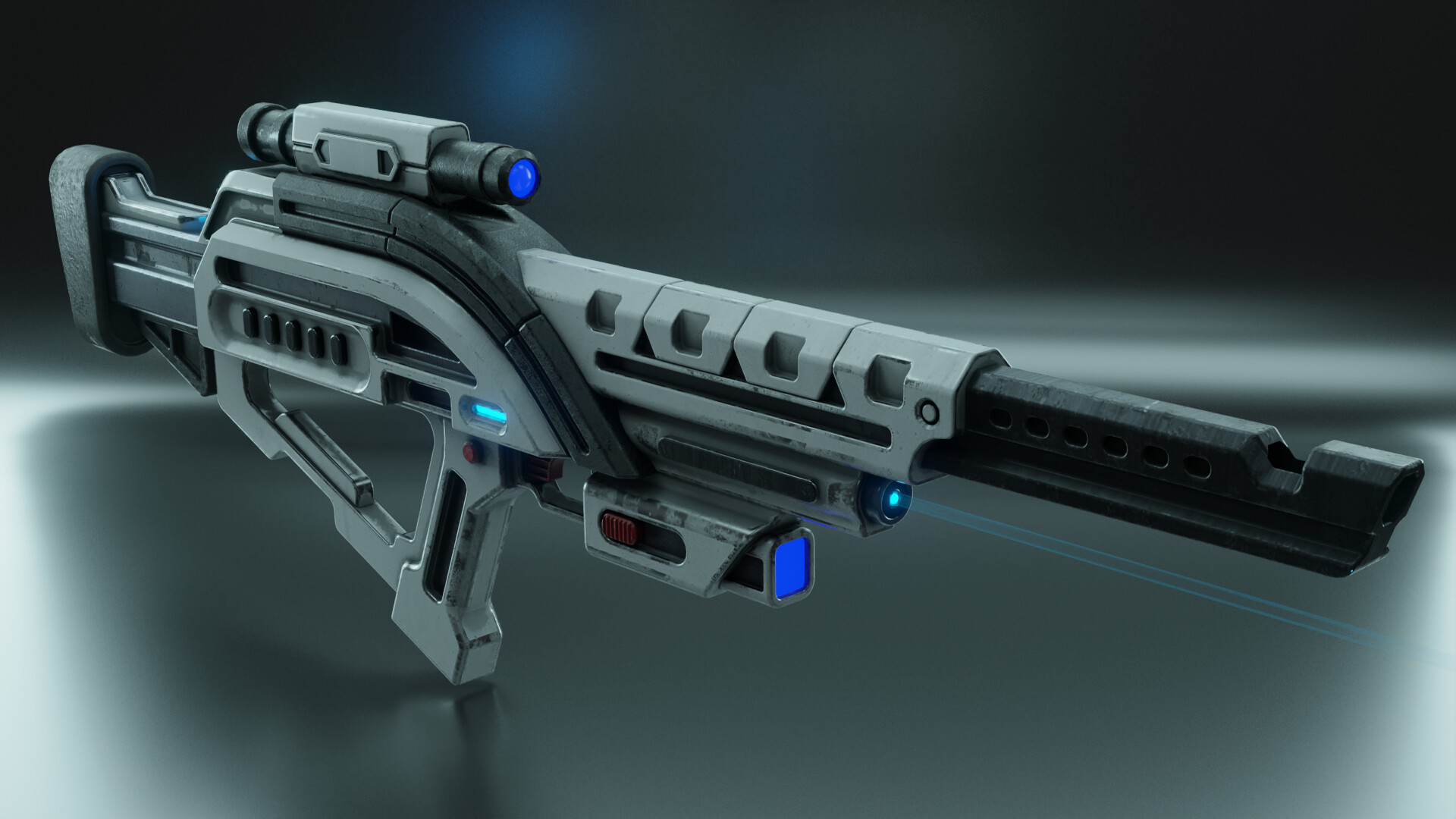 ArtStation - Mass Effect Sniper Rifle