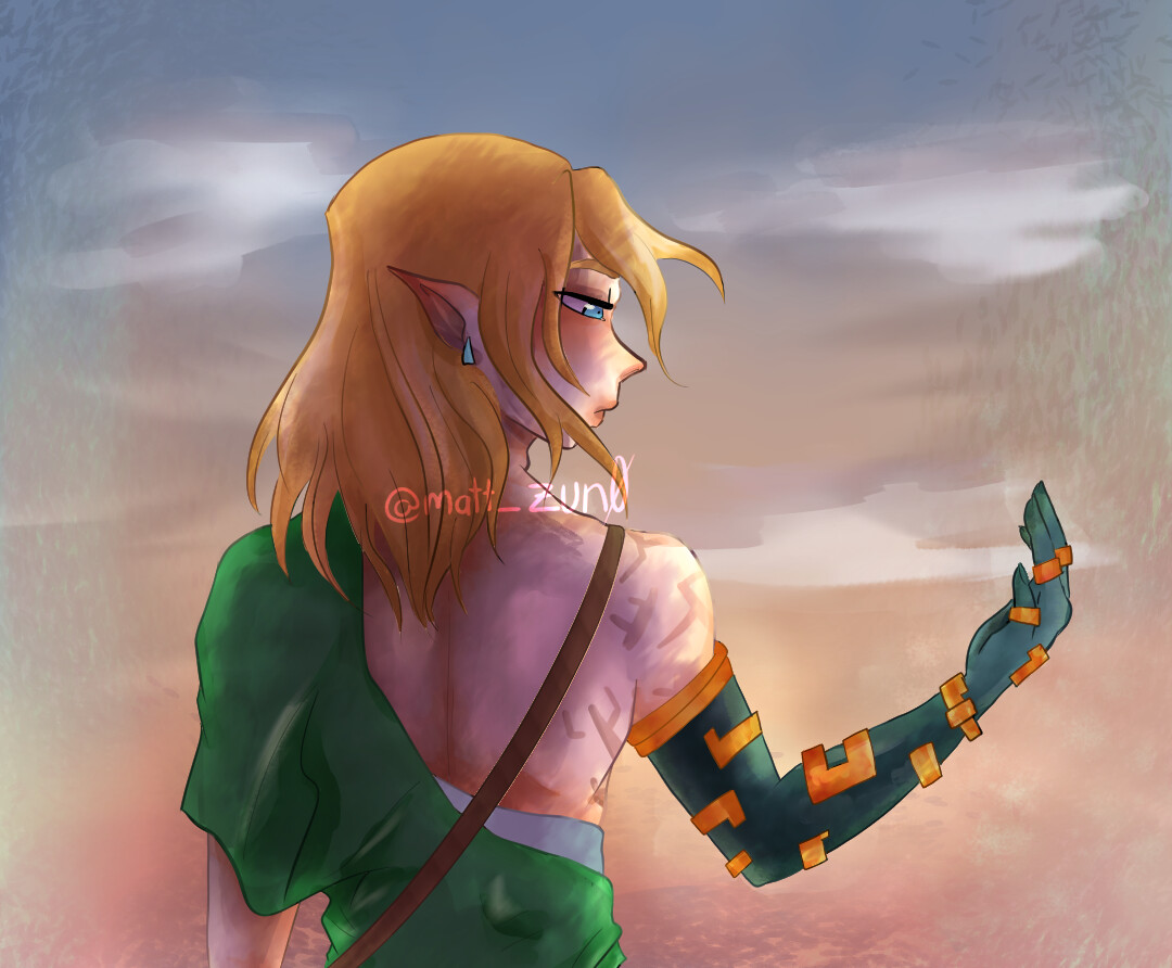 ArtStation - Link TotK - Fan Art Illustration