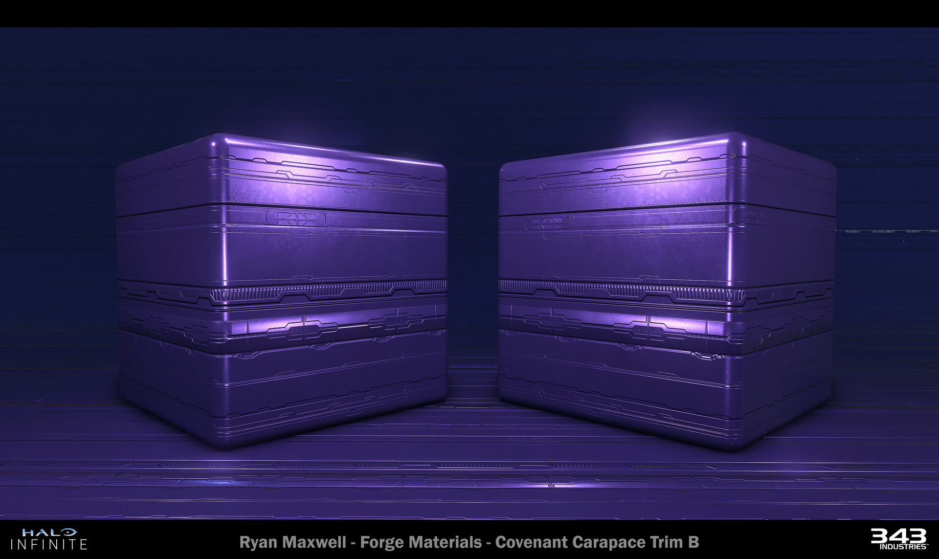 Ryan Maxwell Portfolio - Halo Infinite - Forge - Covenant Props + Materials