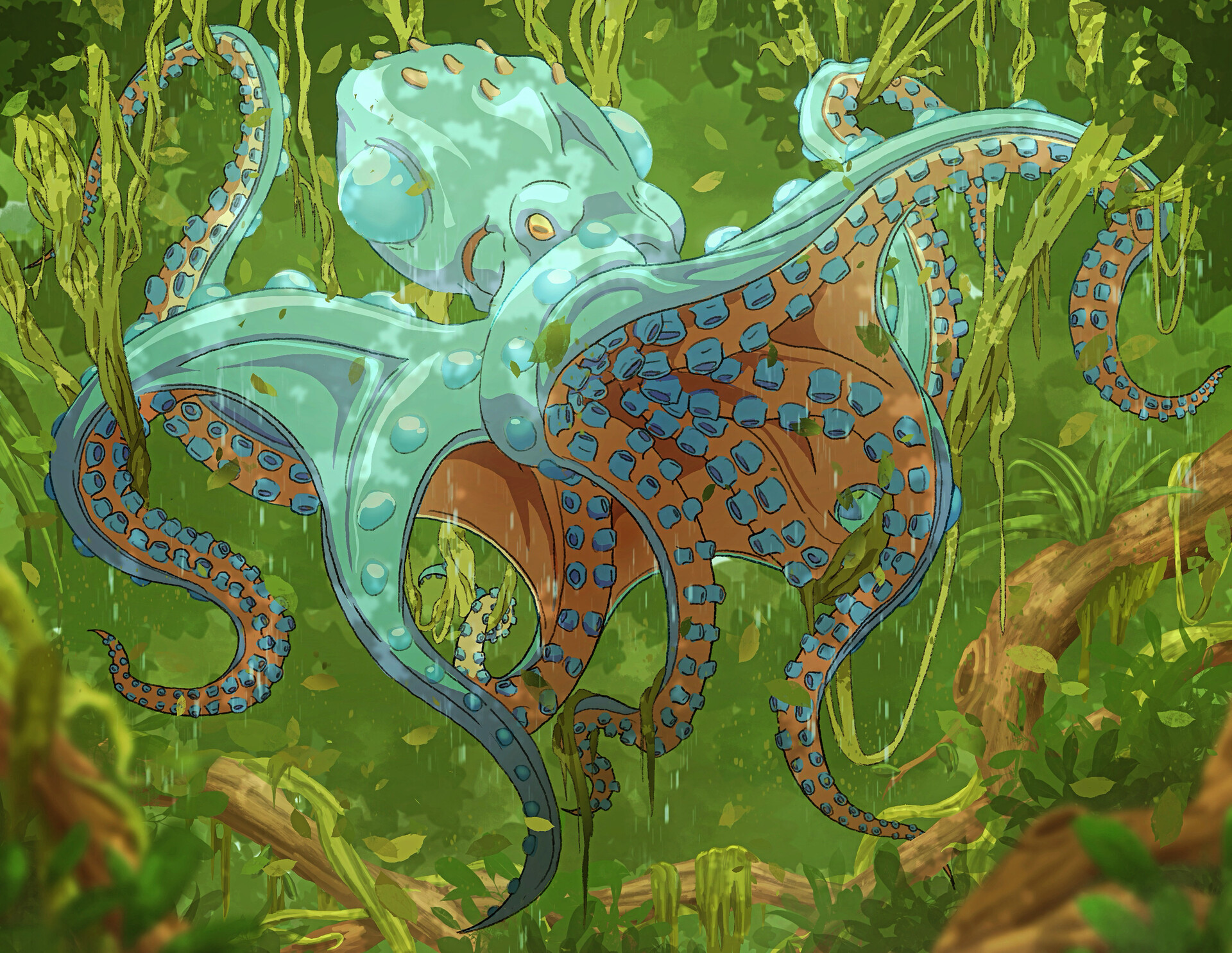 ArtStation - Oliver The Octupus