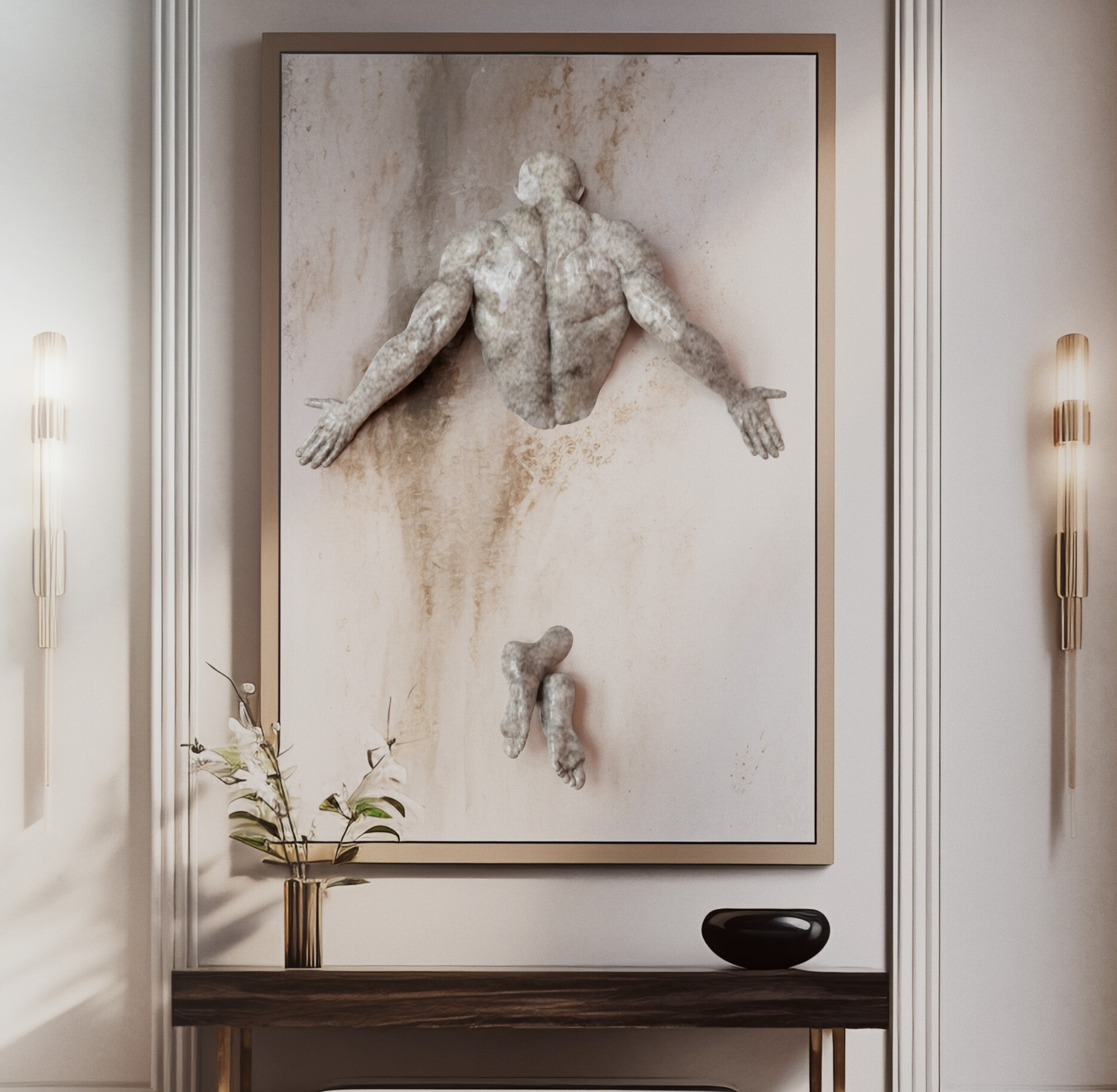 ArtStation - WALL ART INTERIOR DESIGN.