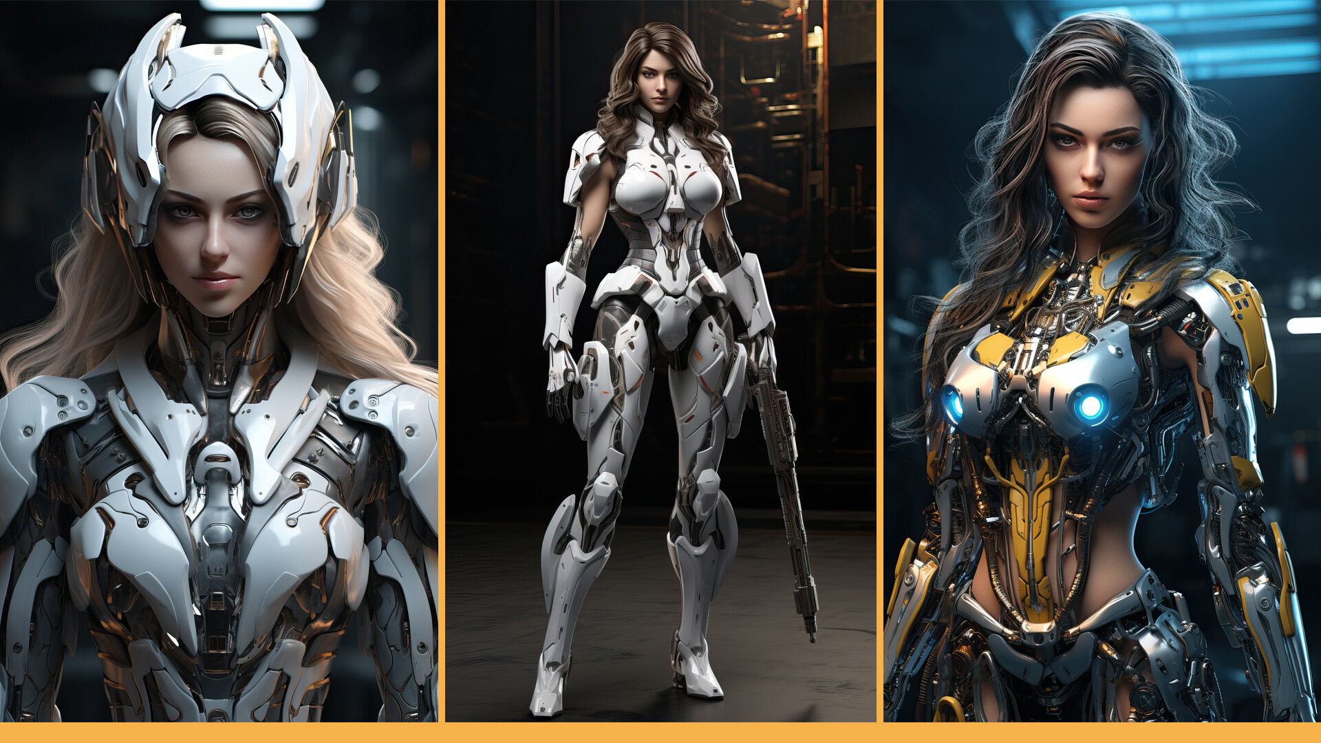 Artificial Dimension - 303 Mecha Female References