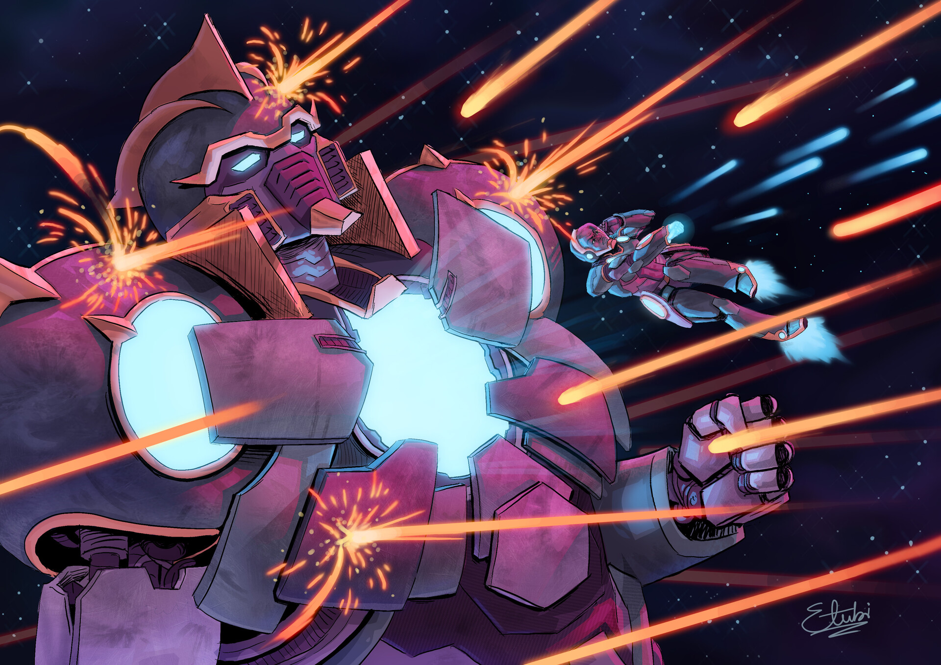 ArtStation - mecha concept poster