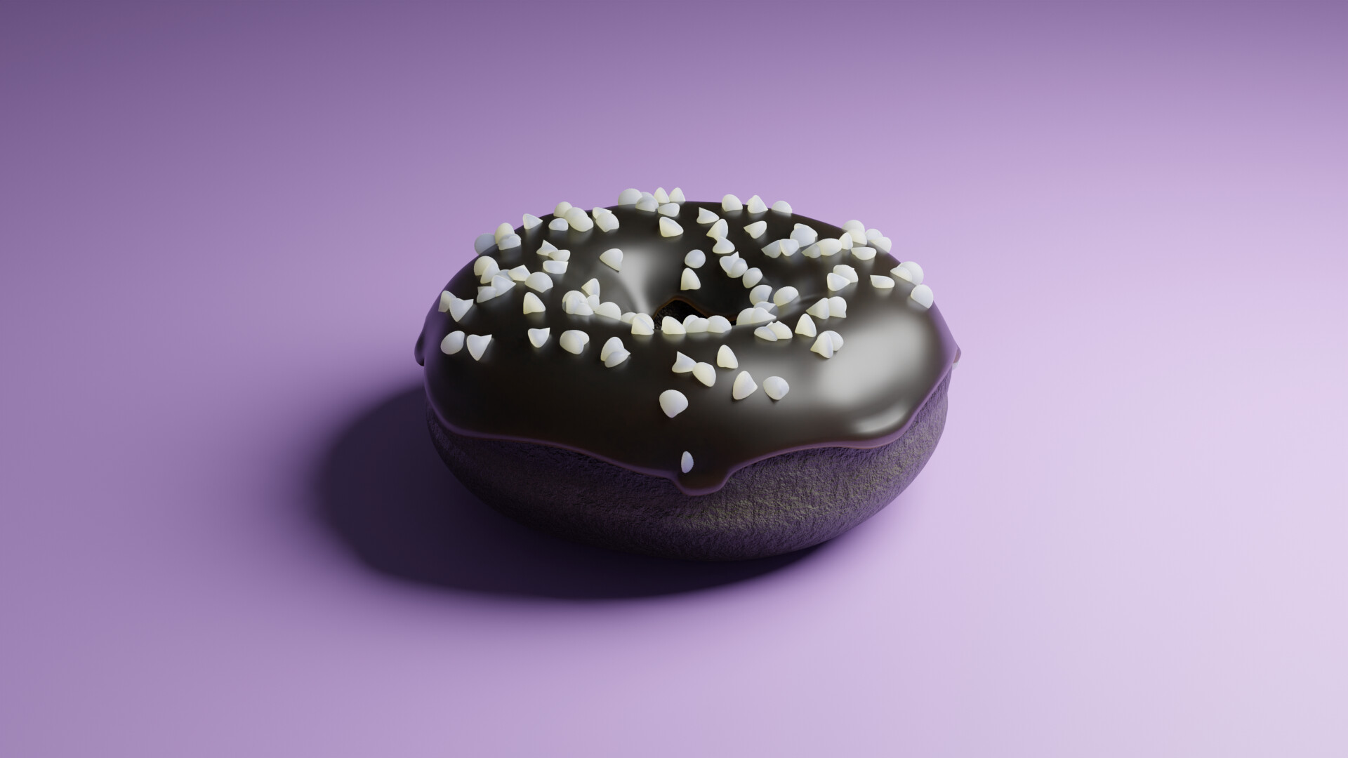 ArtStation - Double Chocolate Donut
