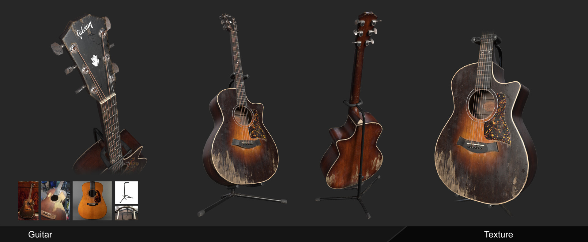ArtStation - Guitar - 3D Model
