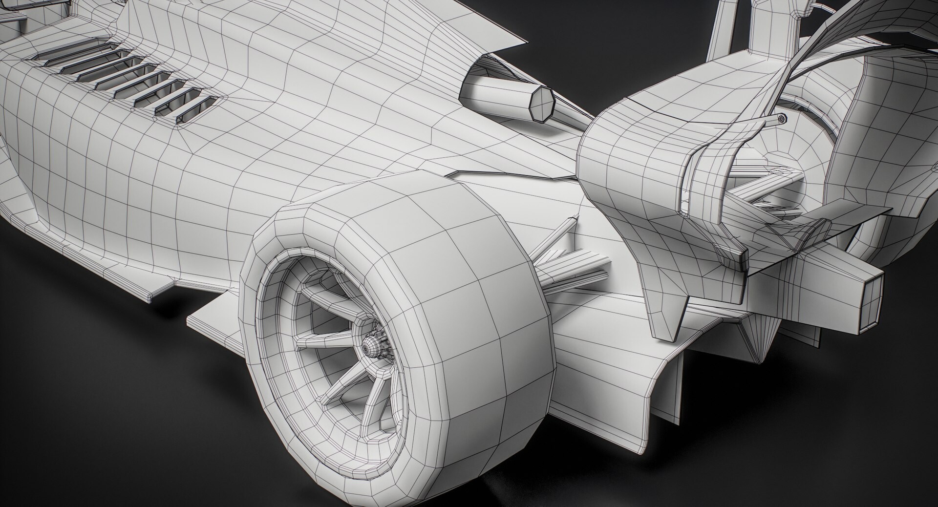 OpticalDreamSoft - Dallara F2 2024 Formula 2 Race Car Carbon PBR 3D model