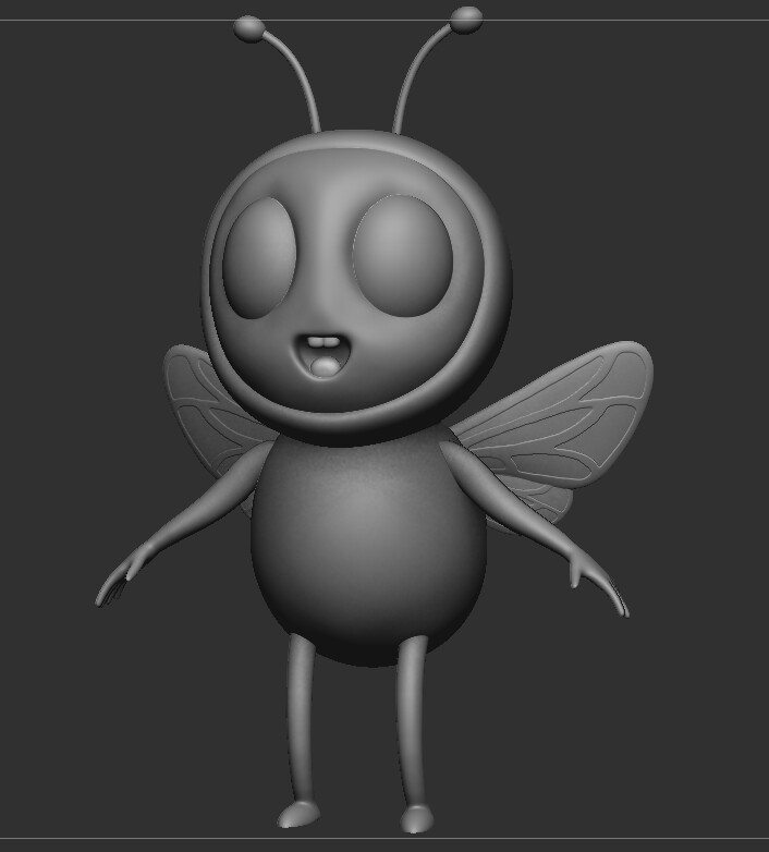 ArtStation - Cartoon Bee Character - Client Project