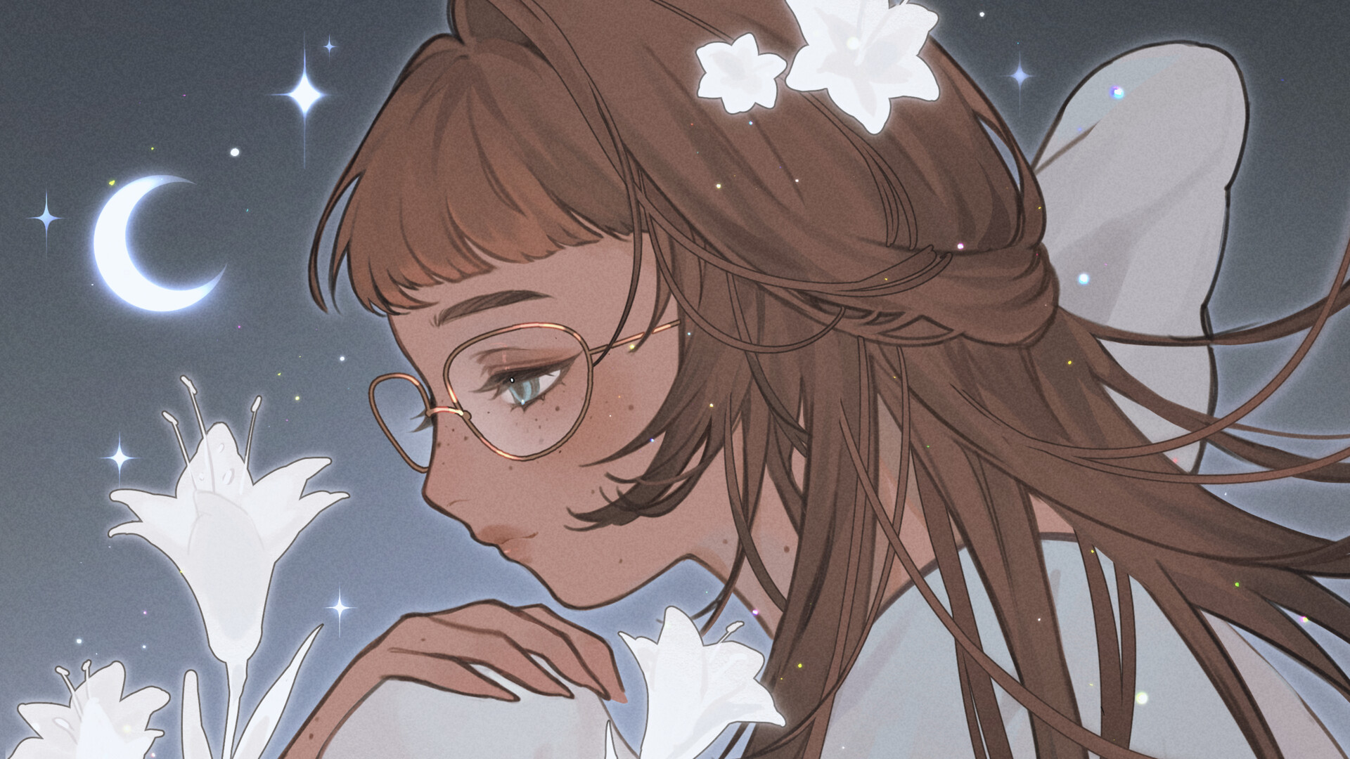 ArtStation - moon flower (commission)