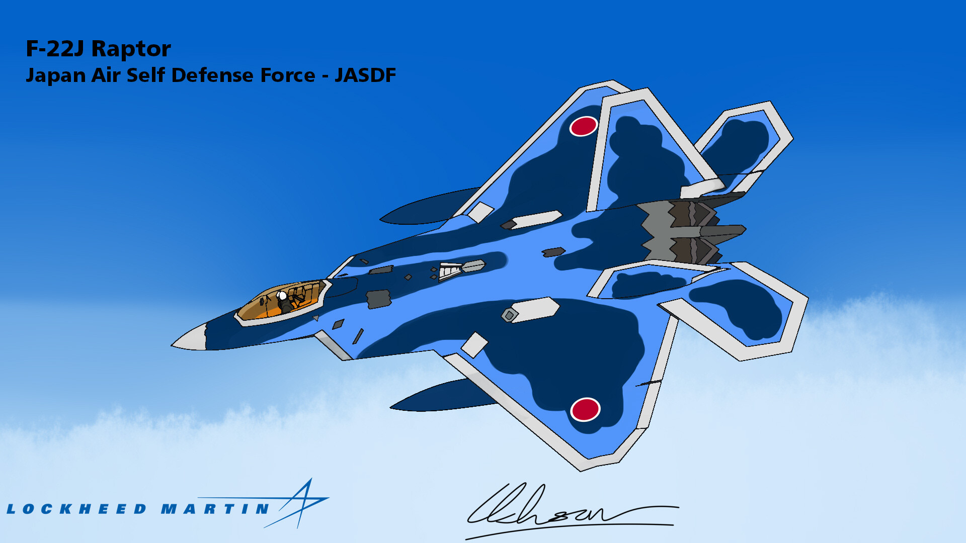 ArtStation - F-22A Raptor Japan Air Self Defense Force