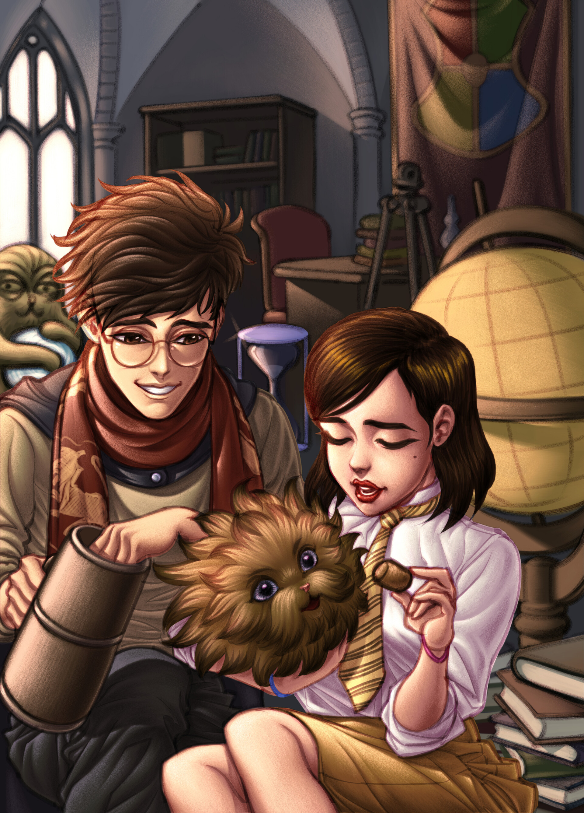 ArtStation - Poppy Sweeting with her new best friend and also the new ...