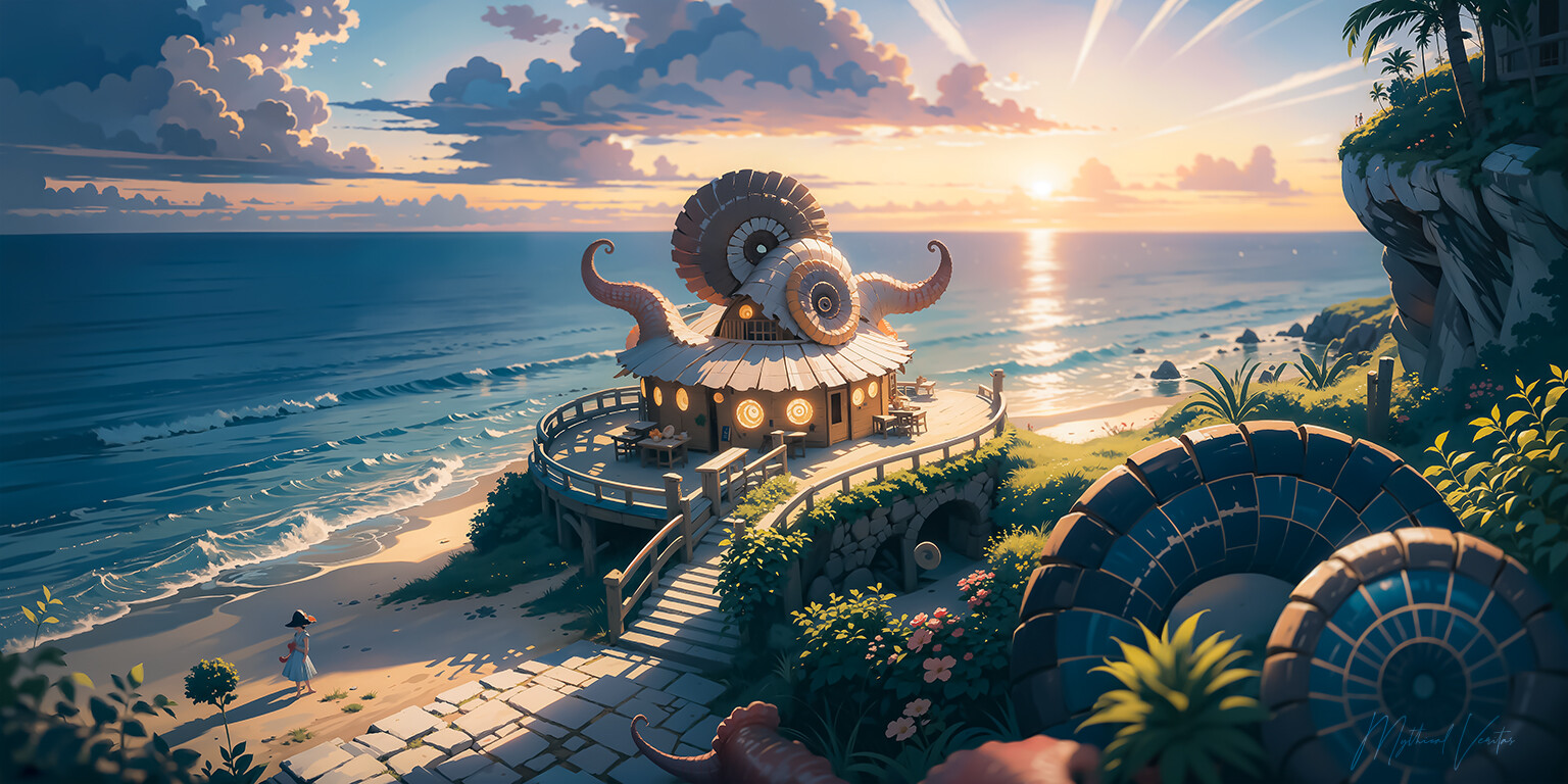 ArtStation - Seashell Cottage