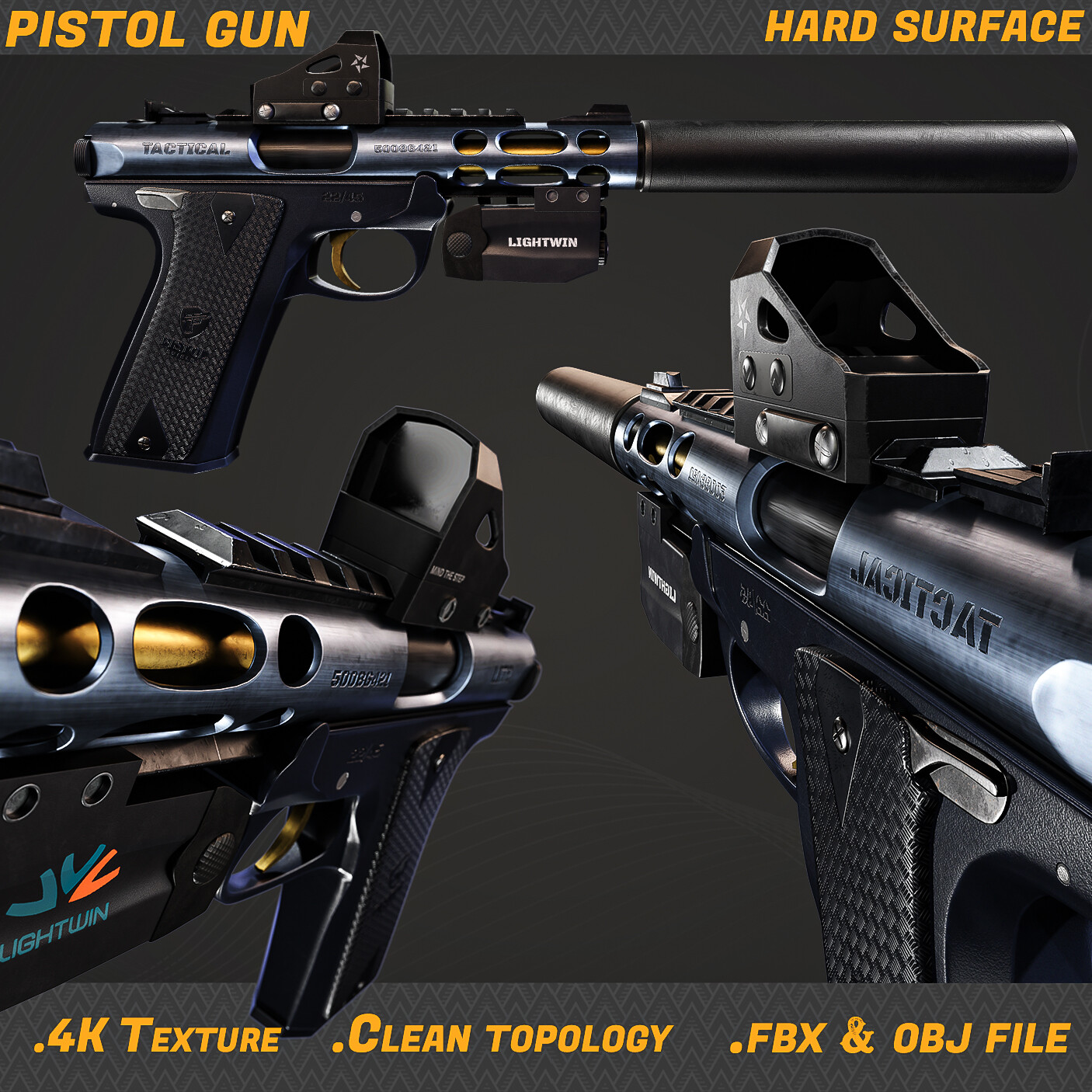 ArtStation - pistol gun