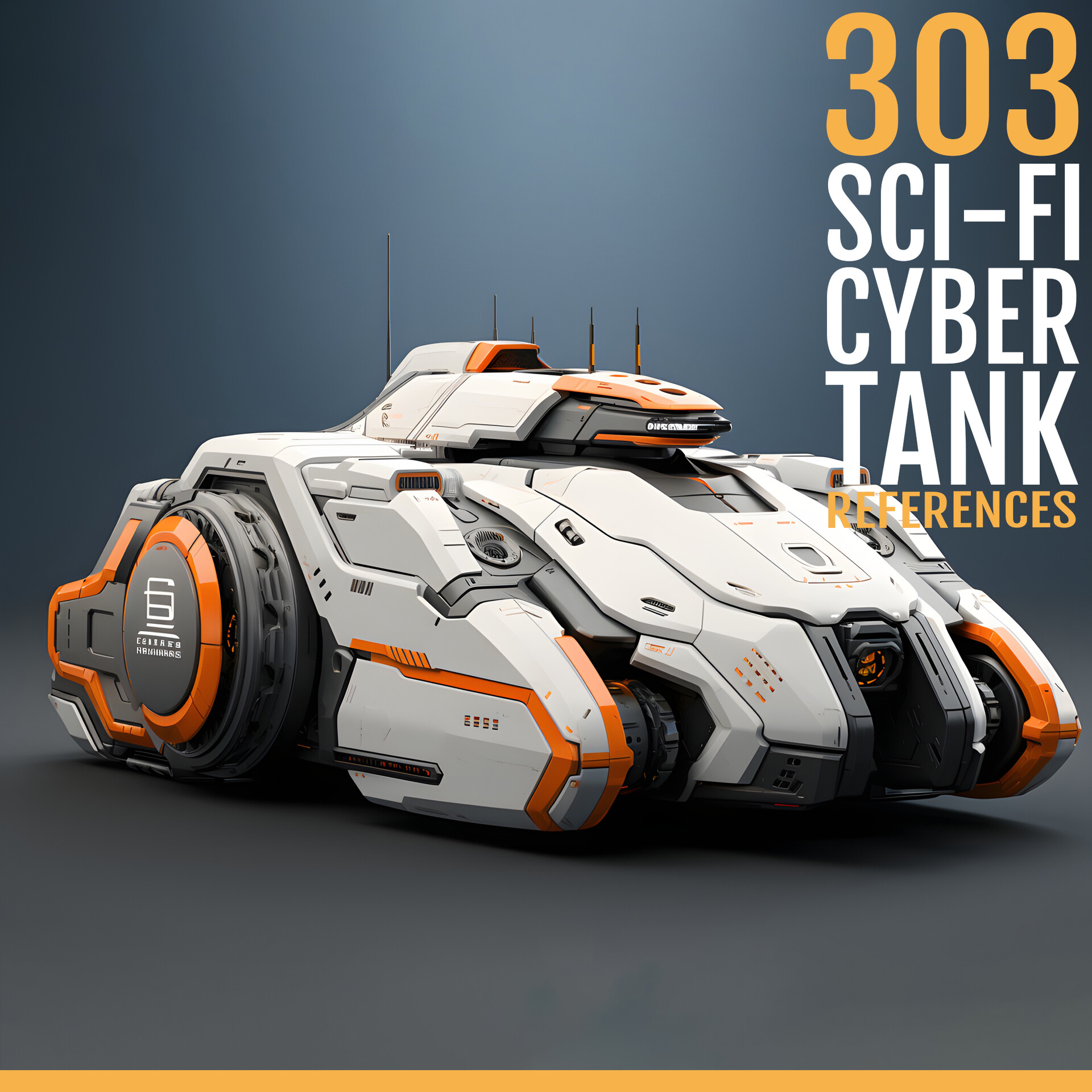 ArtStation - 303 Sci-fi Cyber Tank