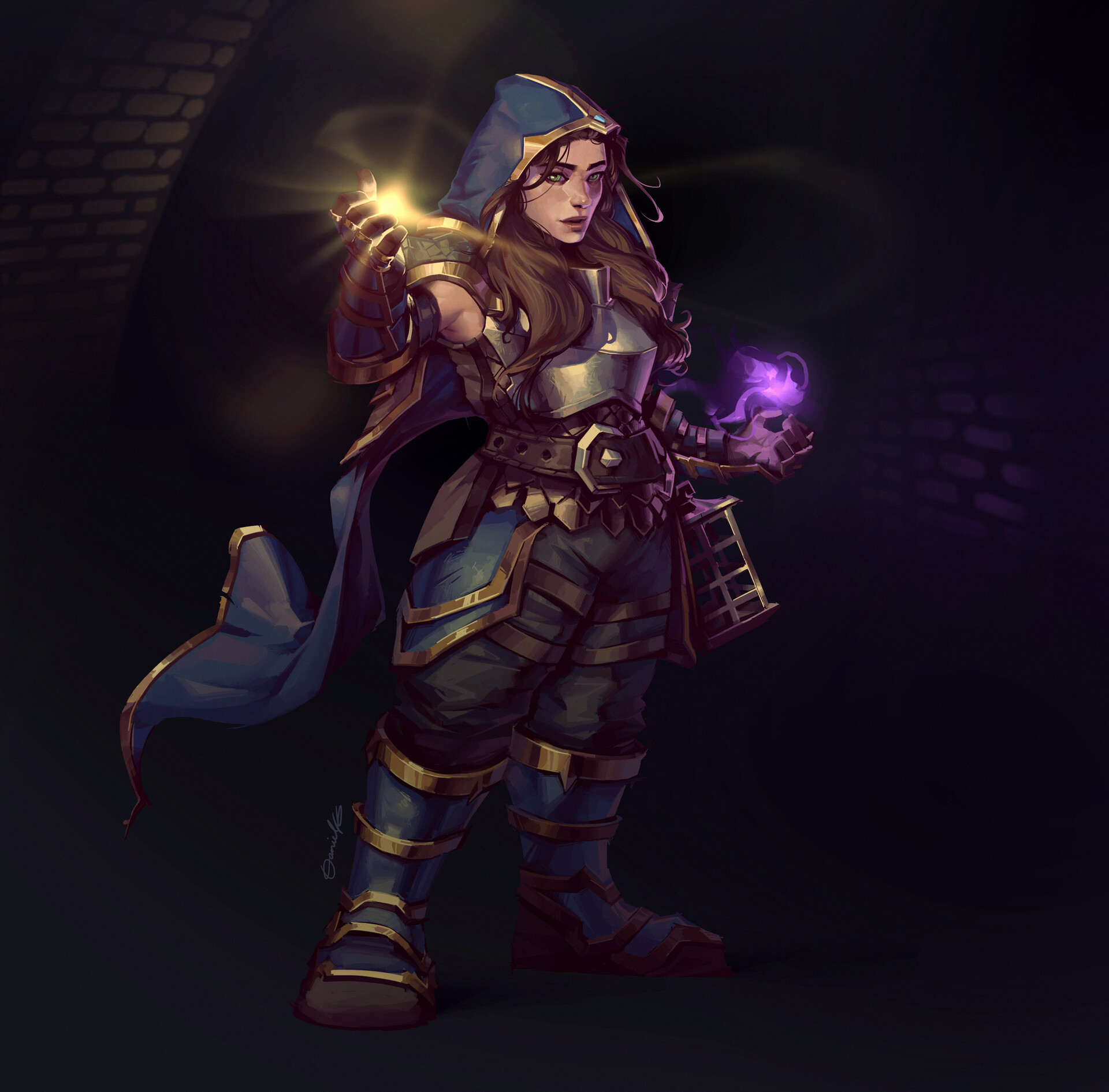 ArtStation - Dwarf Spellcaster